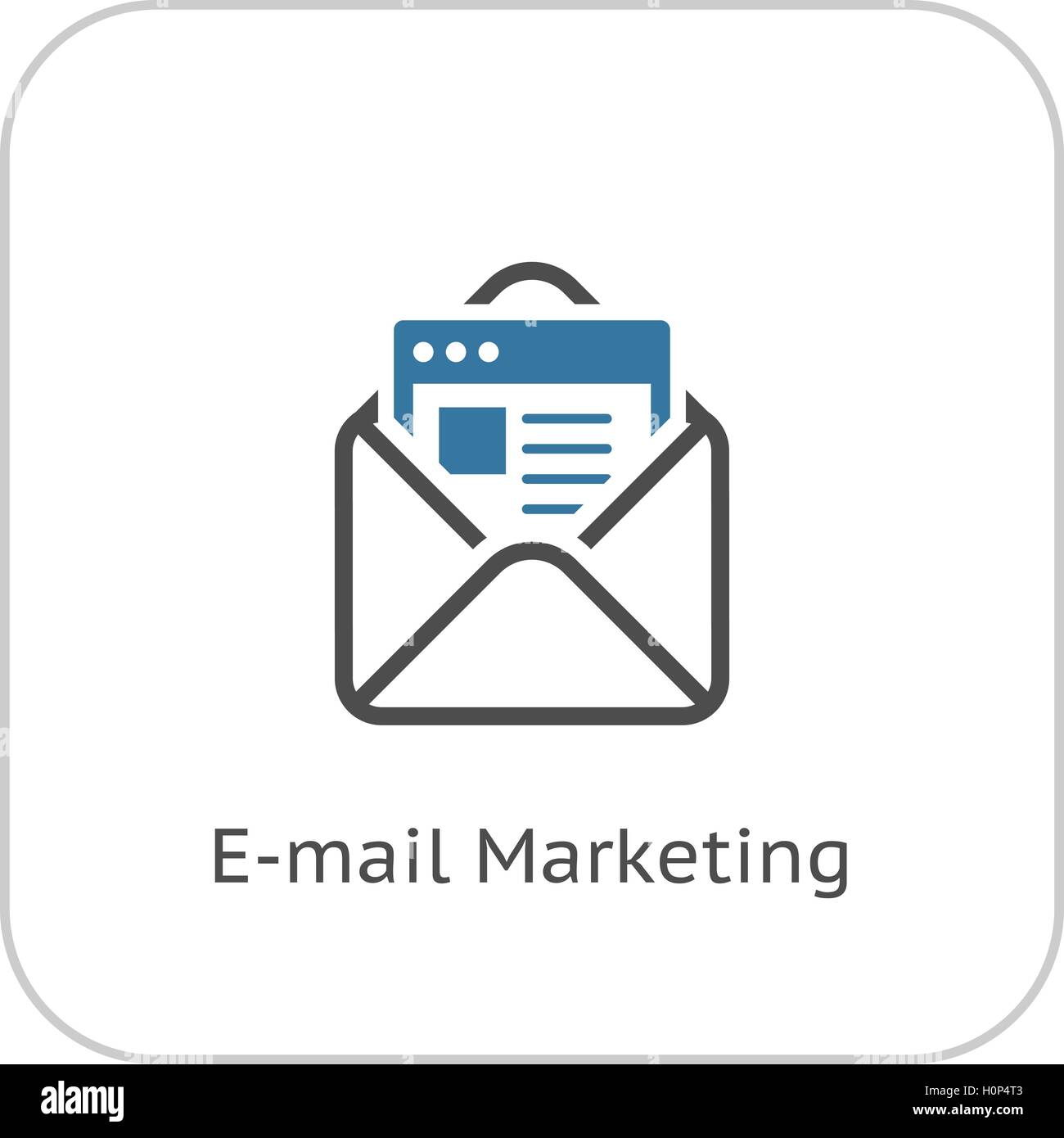 Marketing envelope Stock Vector Images - Alamy