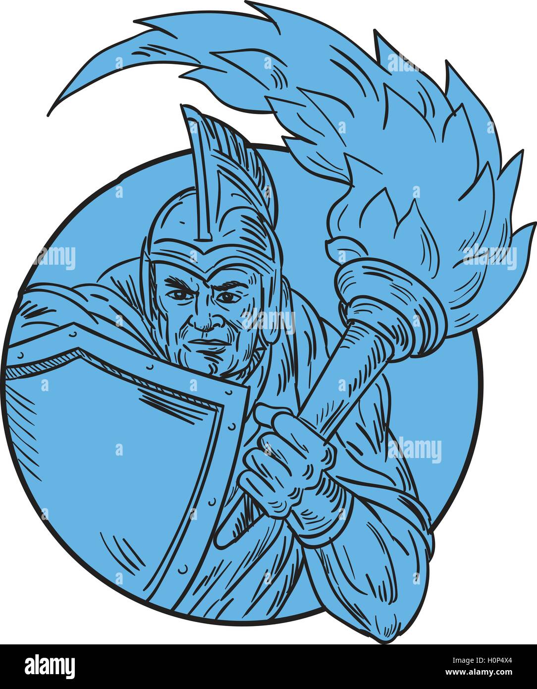 Roman gladiator drawing hi-res stock photography and images - Alamy