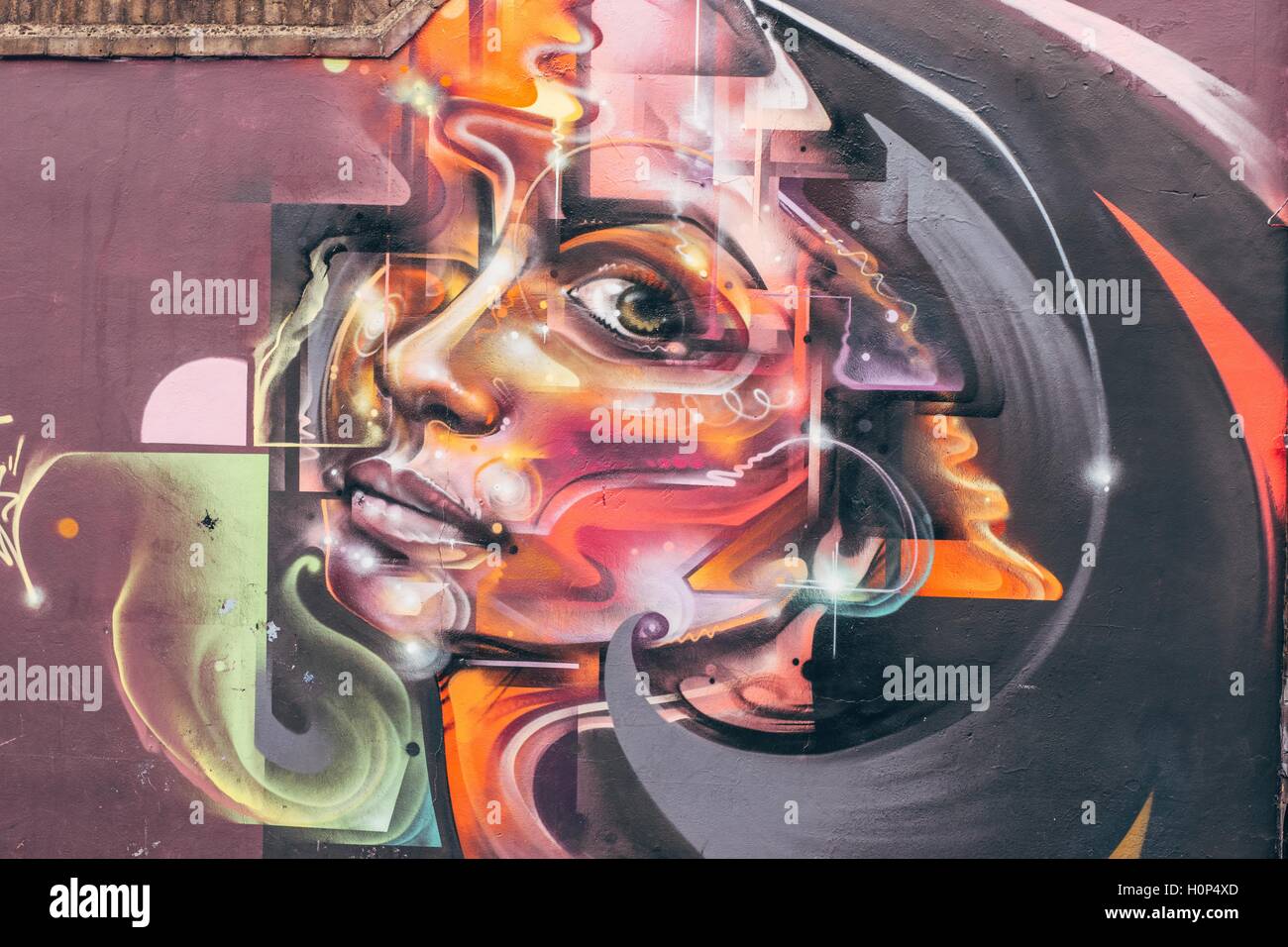 Eye graffiti hi-res stock photography and images - Alamy