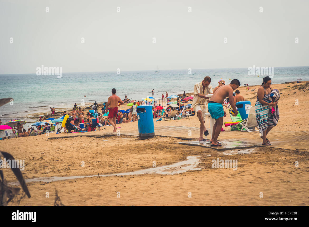At the Beach Stock Photo - Alamy