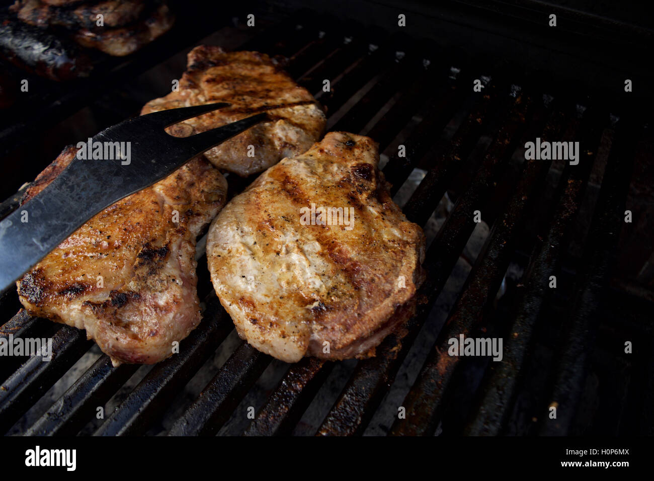 Pork Chops, BBQ Stock Photo - Alamy