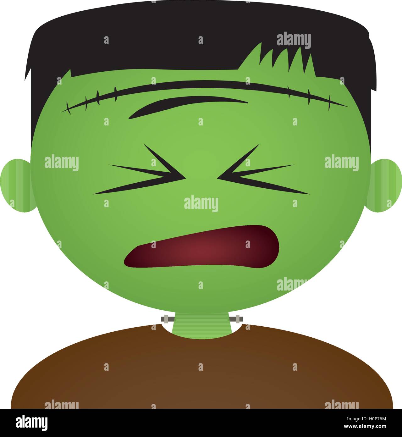 Halloween Facial Expression Stock Vector Image & Art - Alamy