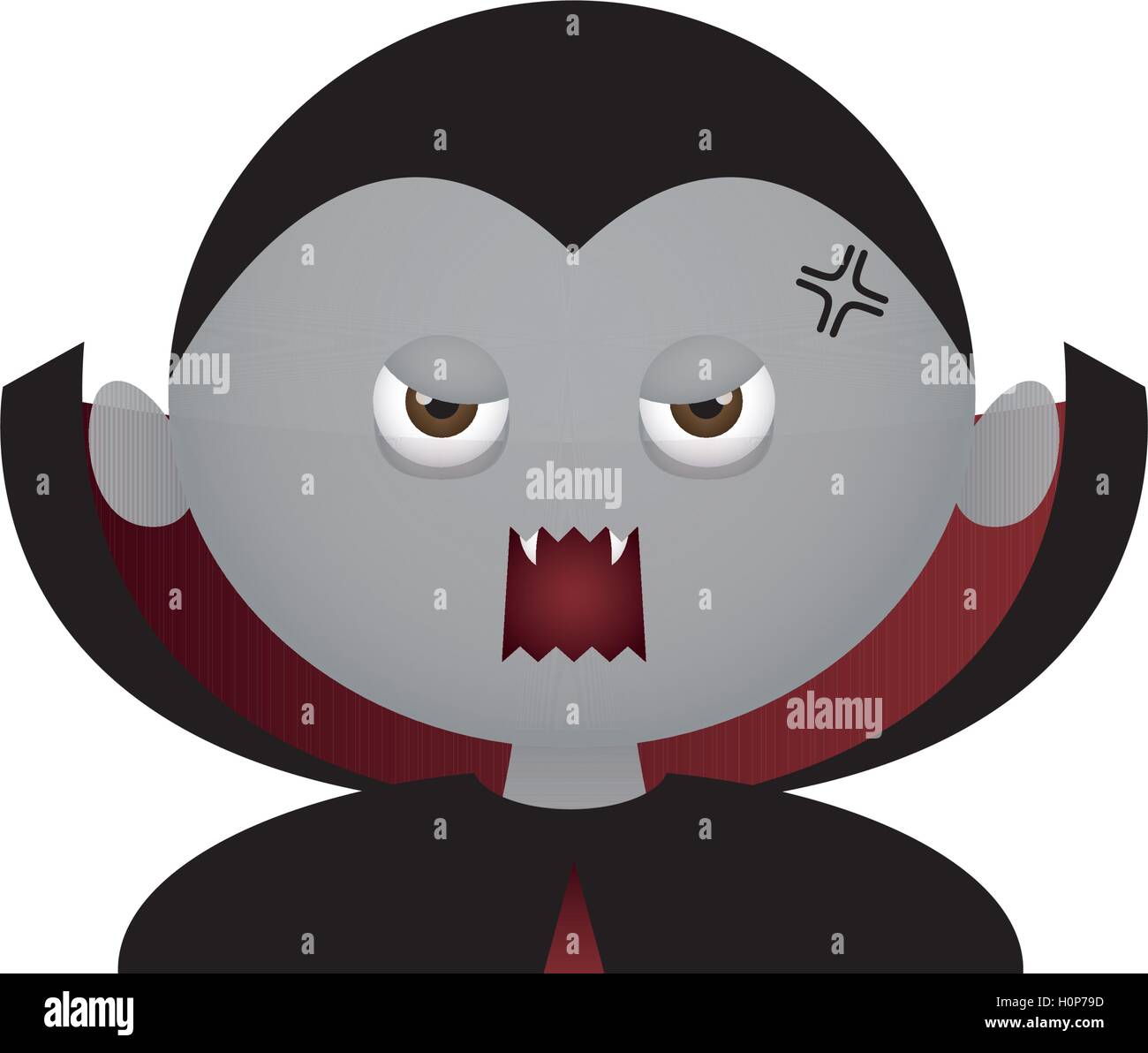 Vampire Facial Expression Stock Vector Image & Art - Alamy