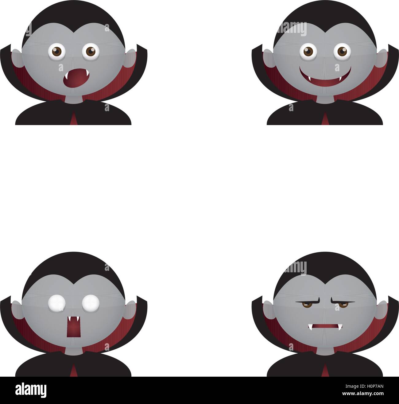 Vampire Facial Expression Stock Vector Image & Art - Alamy