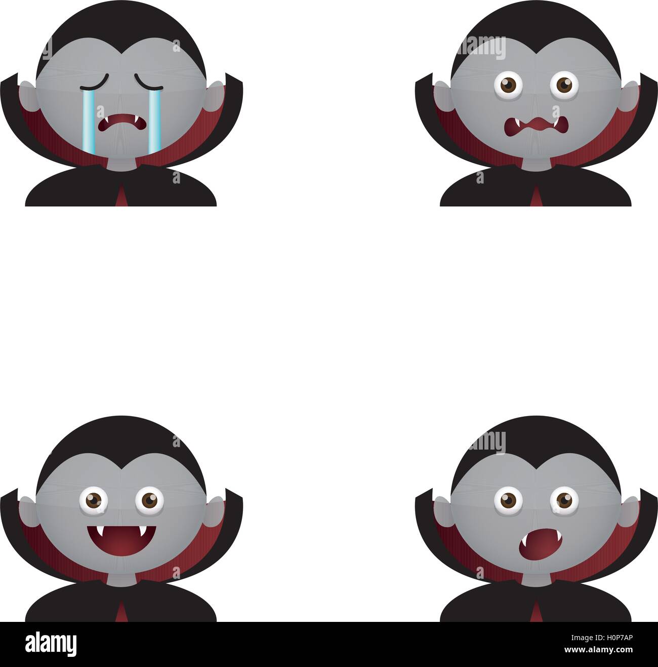 Vampire Facial Expression Stock Vector Image & Art - Alamy