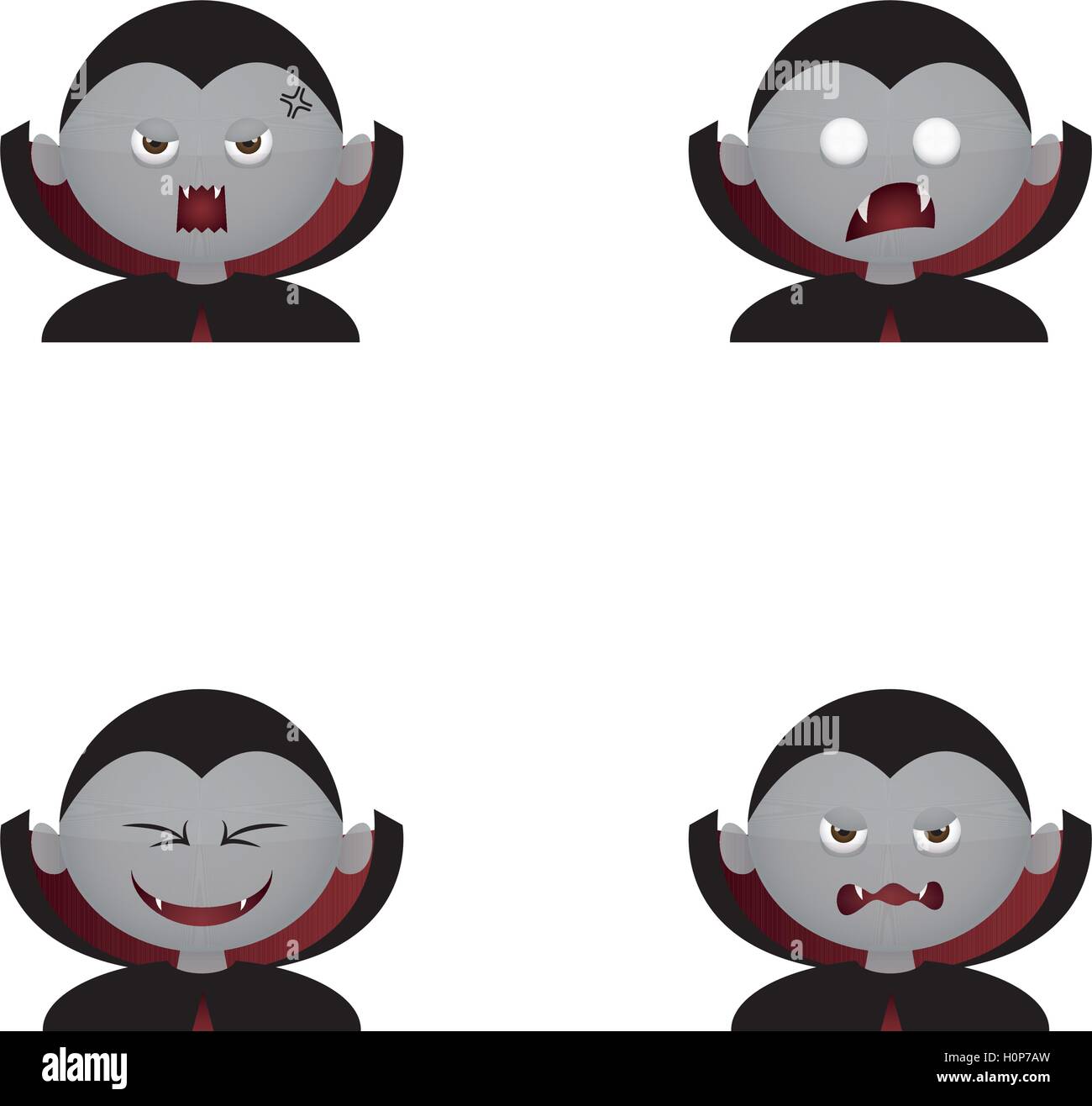 Vampire Facial Expression Stock Vector Image & Art - Alamy