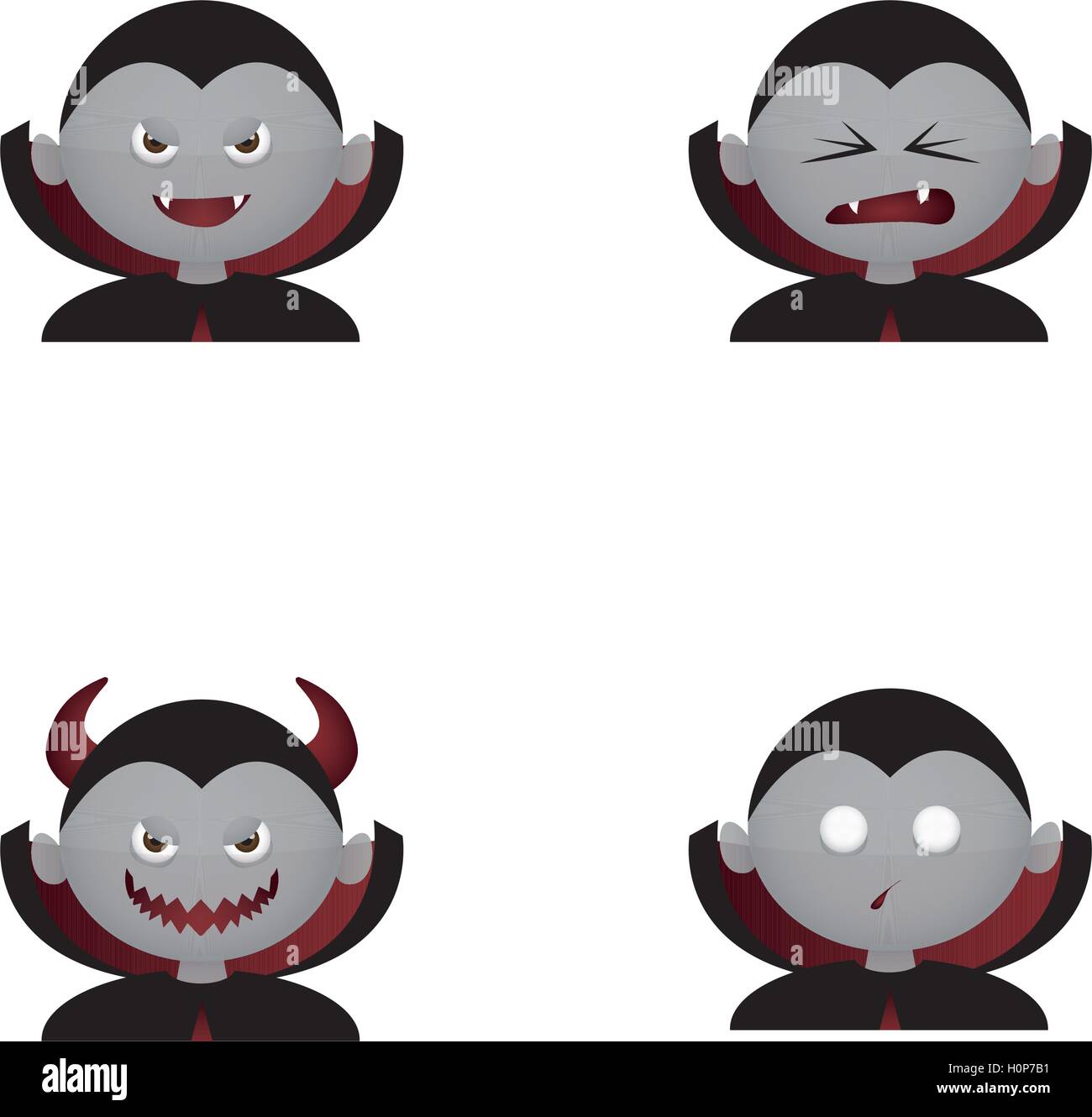 Vampire Facial Expression Stock Vector Image & Art - Alamy