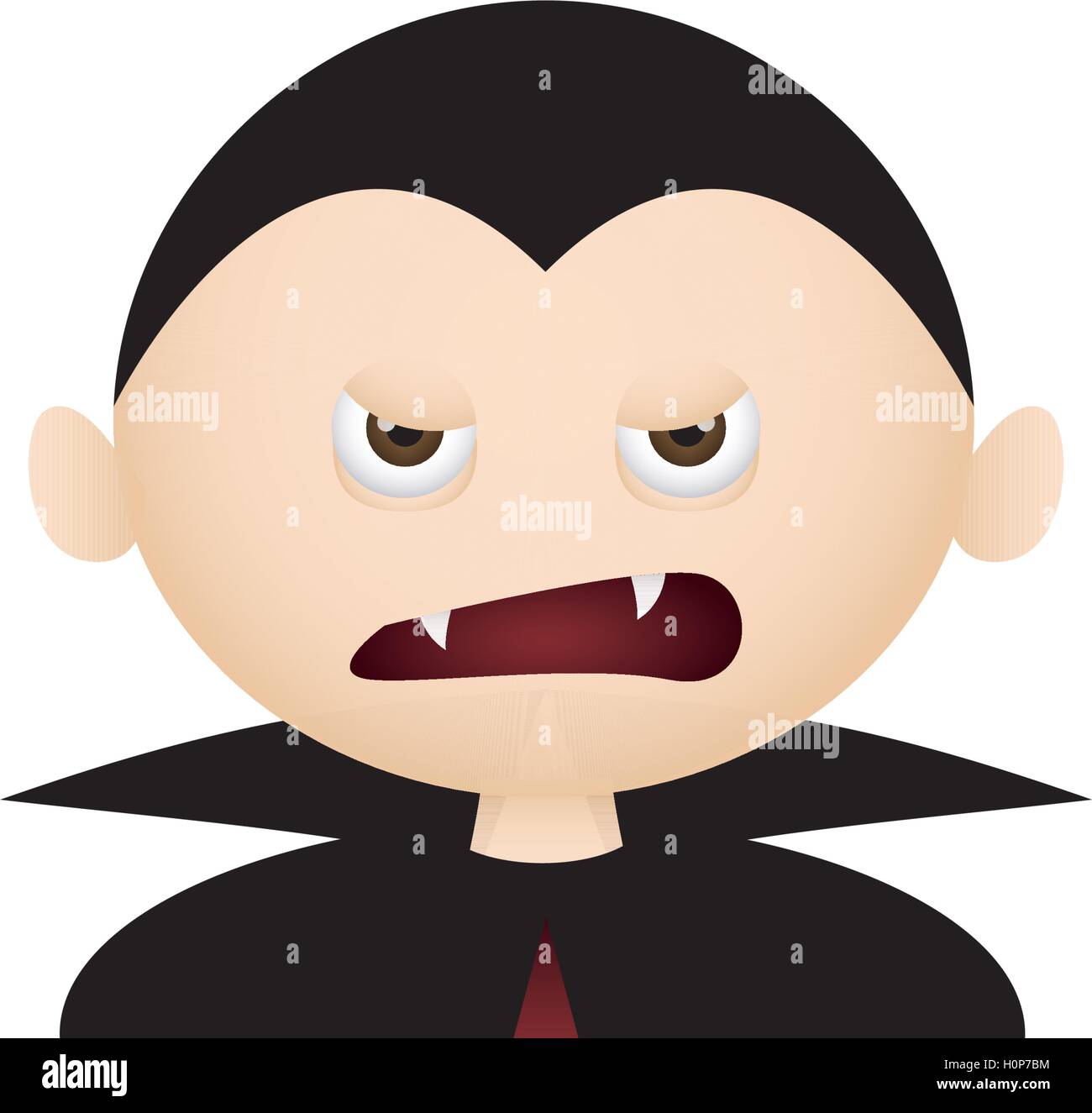Vampire Facial Expression Stock Vector Image & Art - Alamy