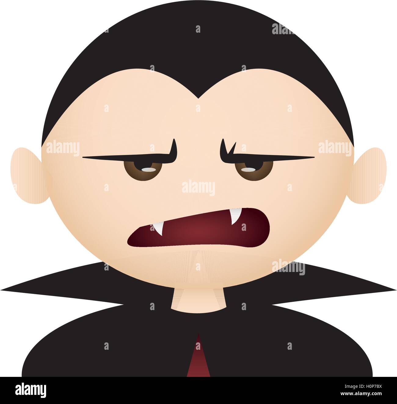 Vampire Facial Expression Stock Vector Image & Art - Alamy