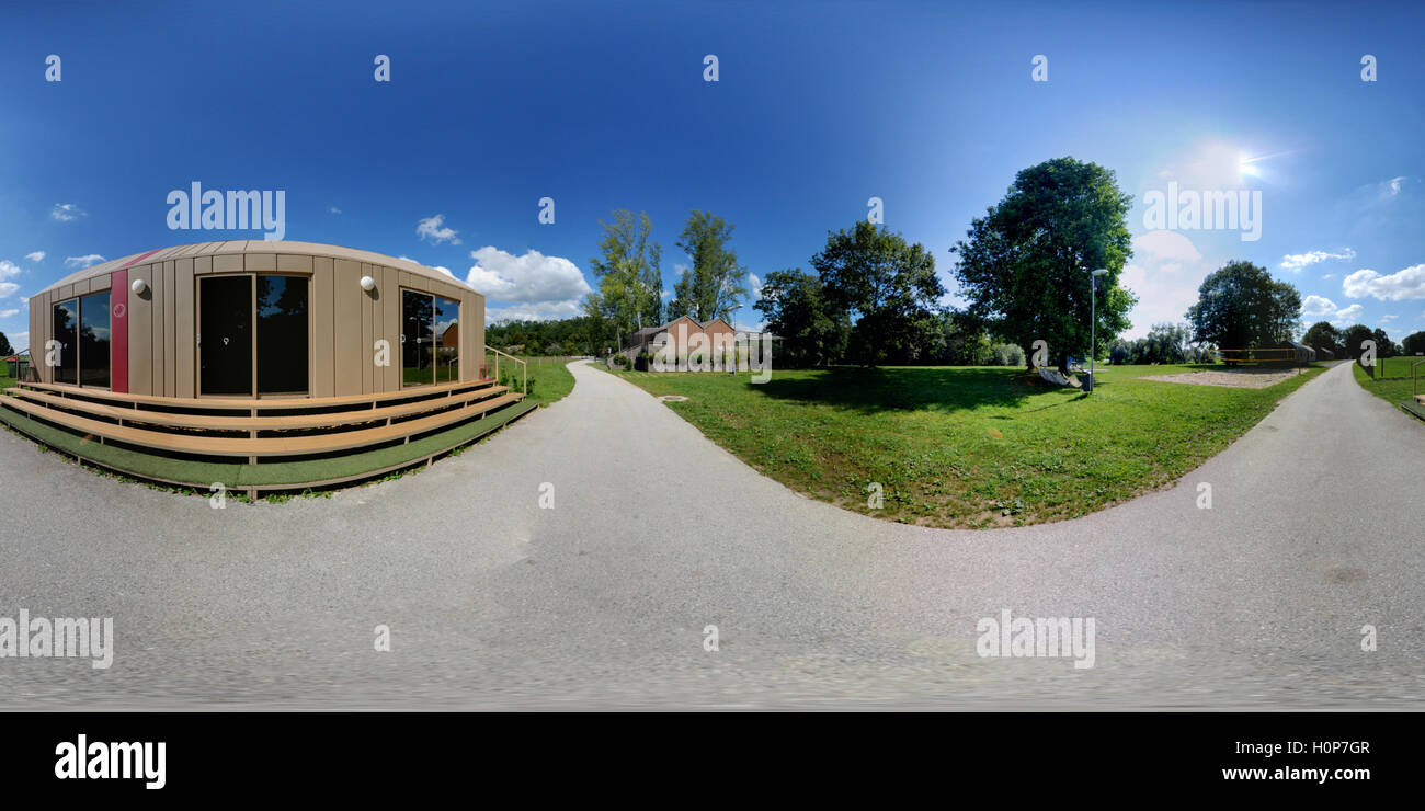 A 360 degrees view of a luxury resort in Slovenia Stock Photo - Alamy