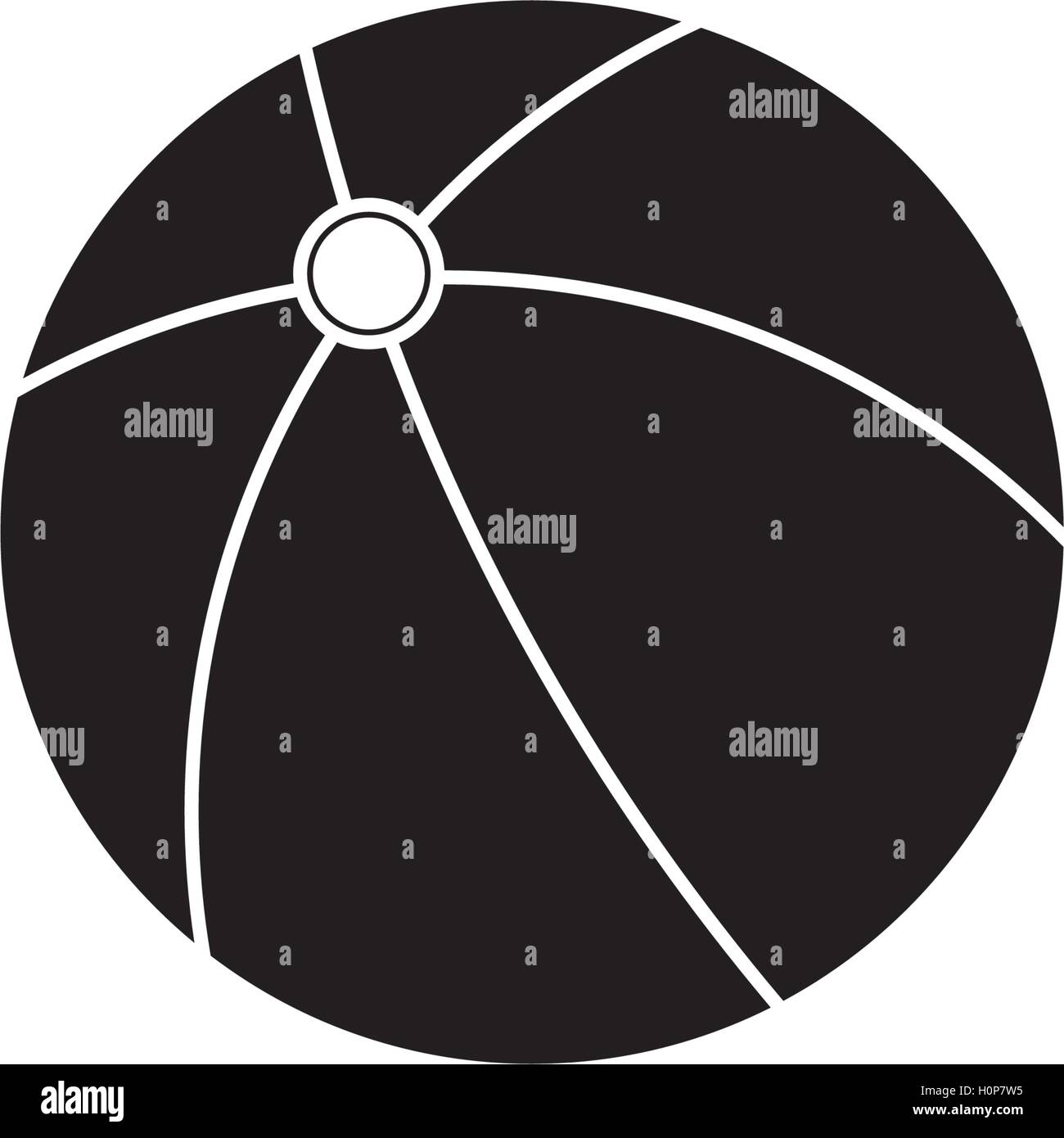 Ball silhouette illustration Stock Vector Image & Art - Alamy