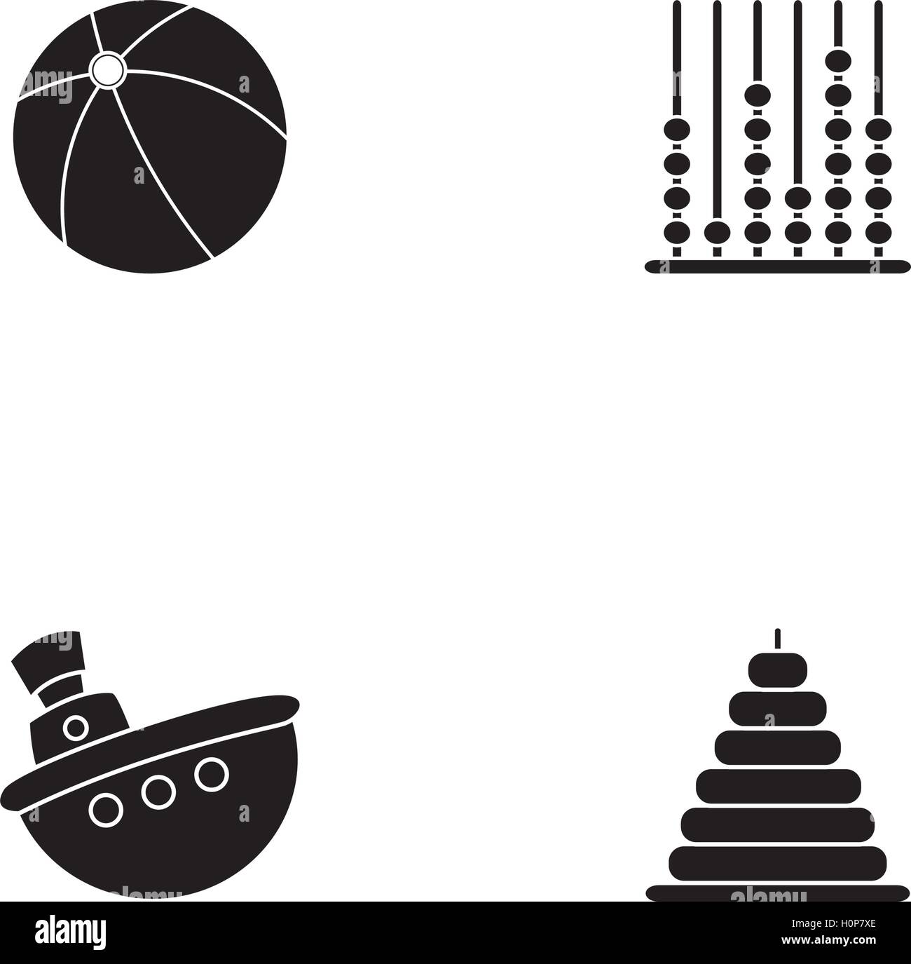 Toys Silhouette illustrations Stock Vector Image & Art - Alamy