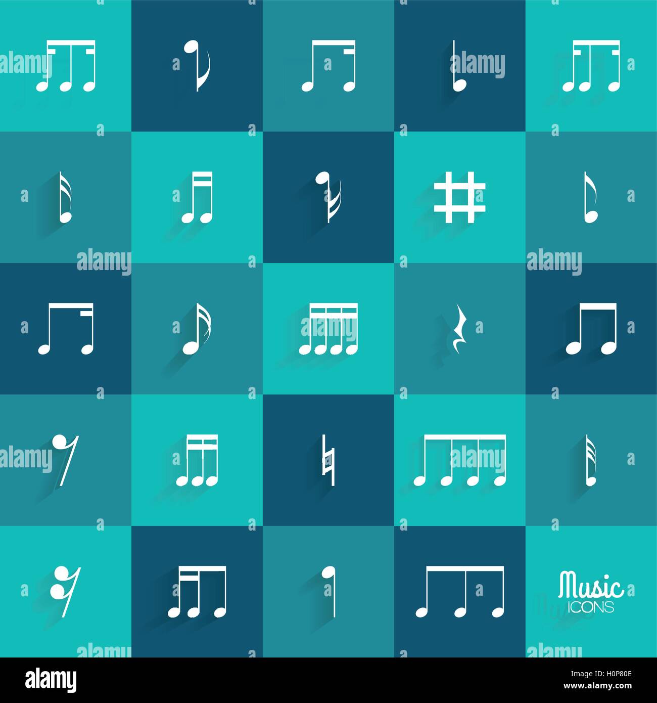 Musical illustration notes Stock Vector Image & Art - Alamy