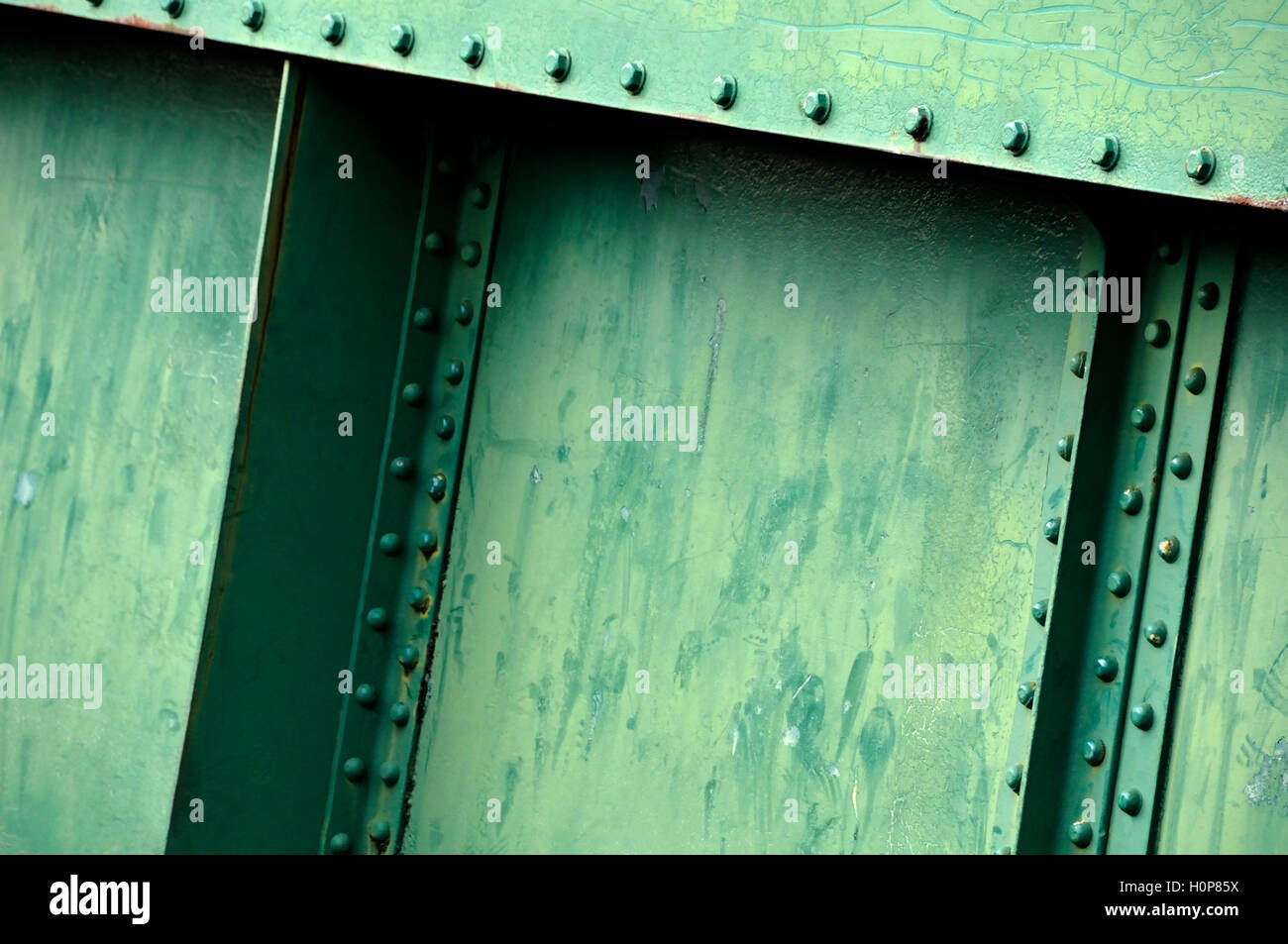 green painted metal Stock Photo - Alamy