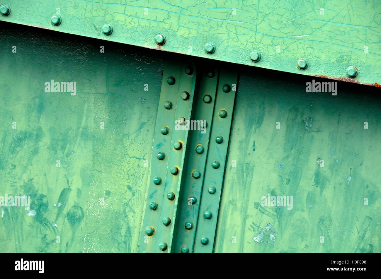green painted metal Stock Photo - Alamy