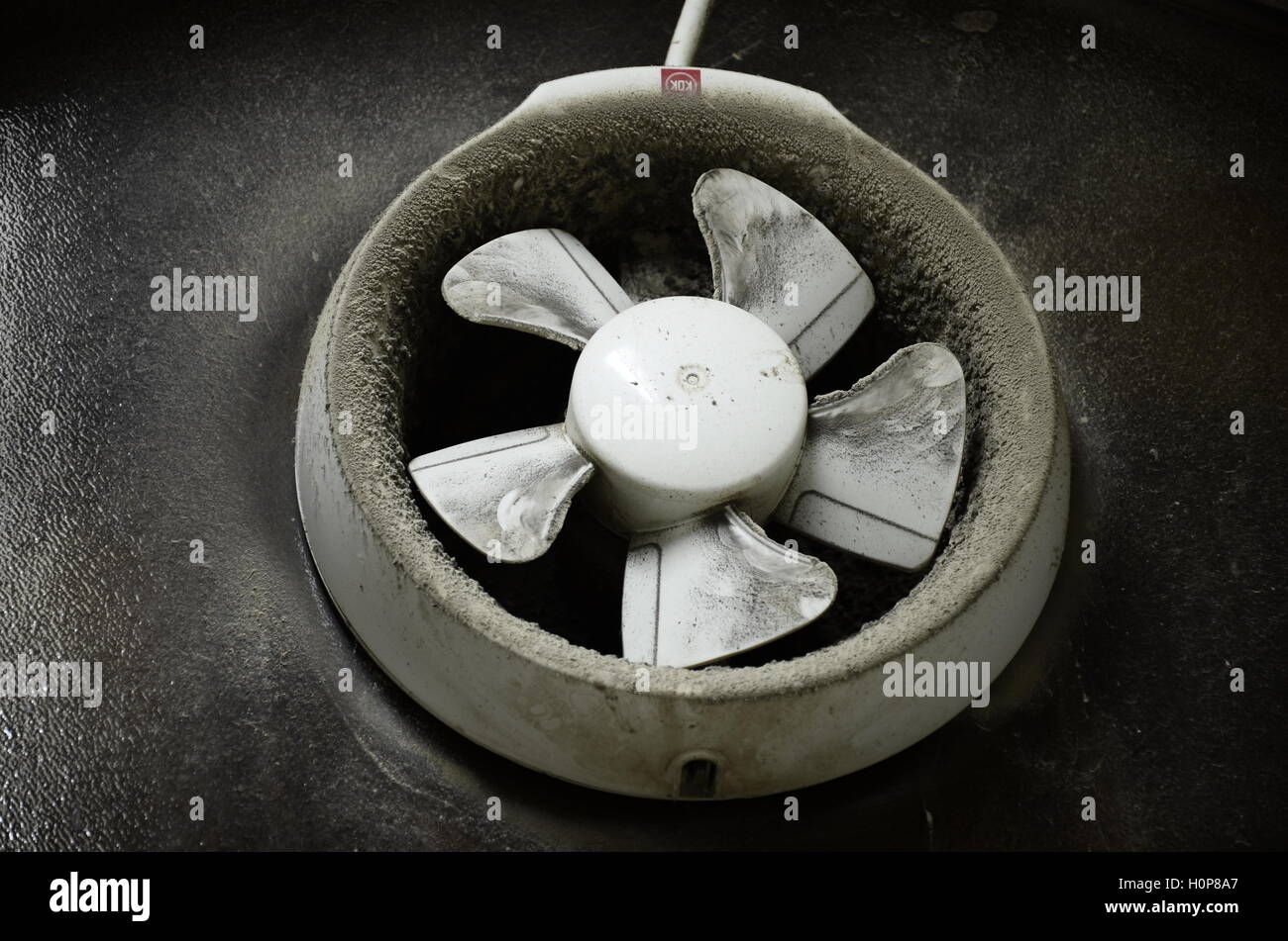 Clogged exhaust fan, full of accumulated dust Stock Photo - Alamy