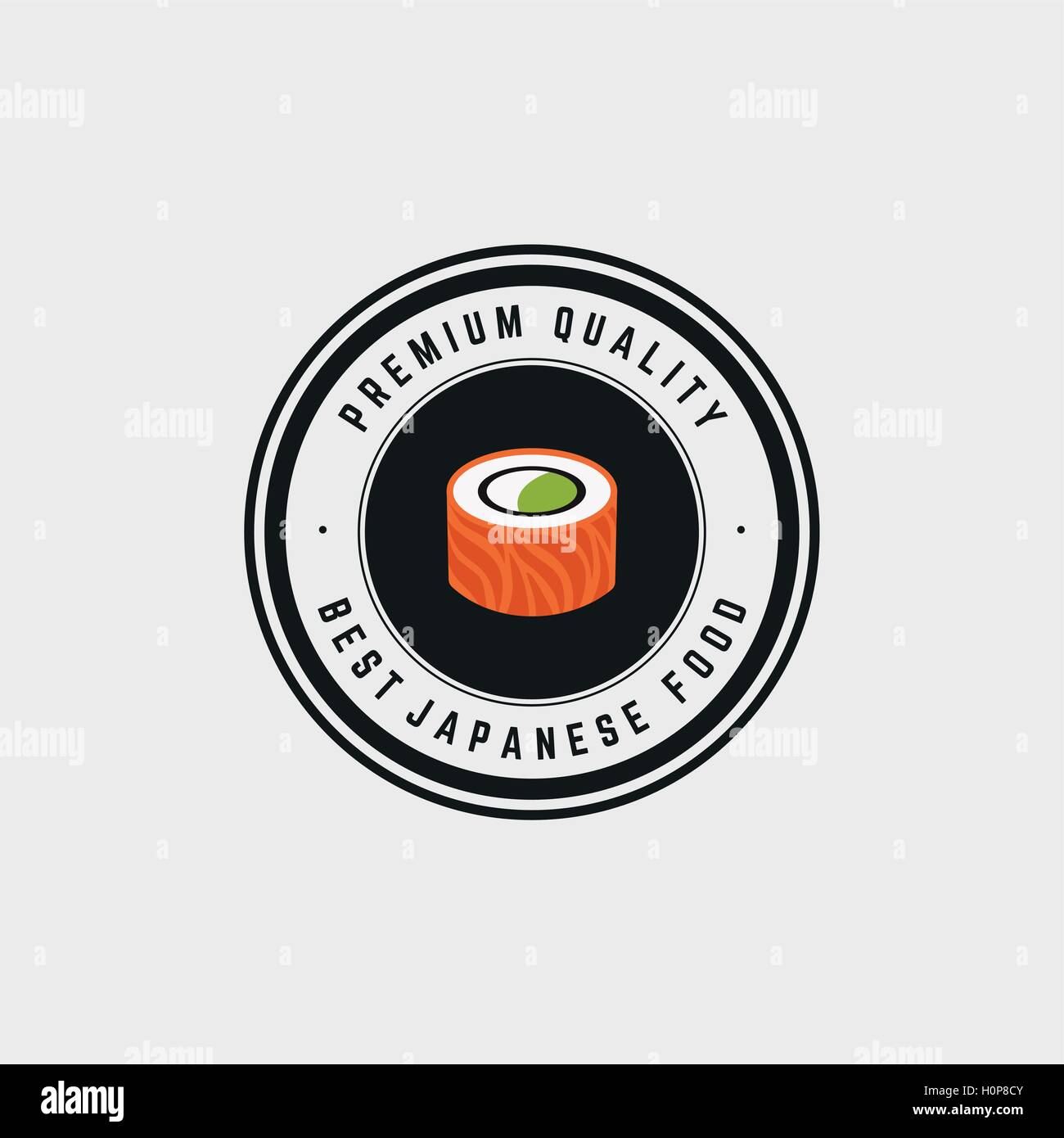 Sweet Sushi Label Stock Vector Image & Art - Alamy