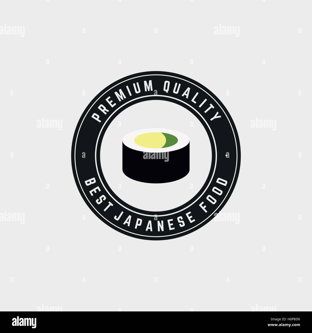 Sweet Sushi Label Stock Vector Image & Art - Alamy