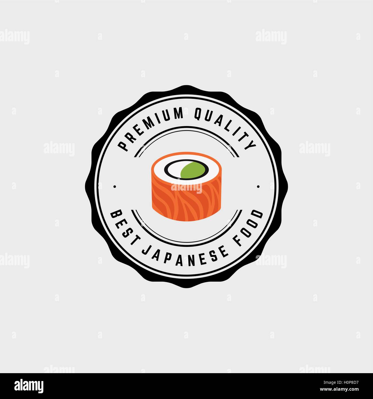 Sweet Sushi Label Stock Vector Image & Art - Alamy