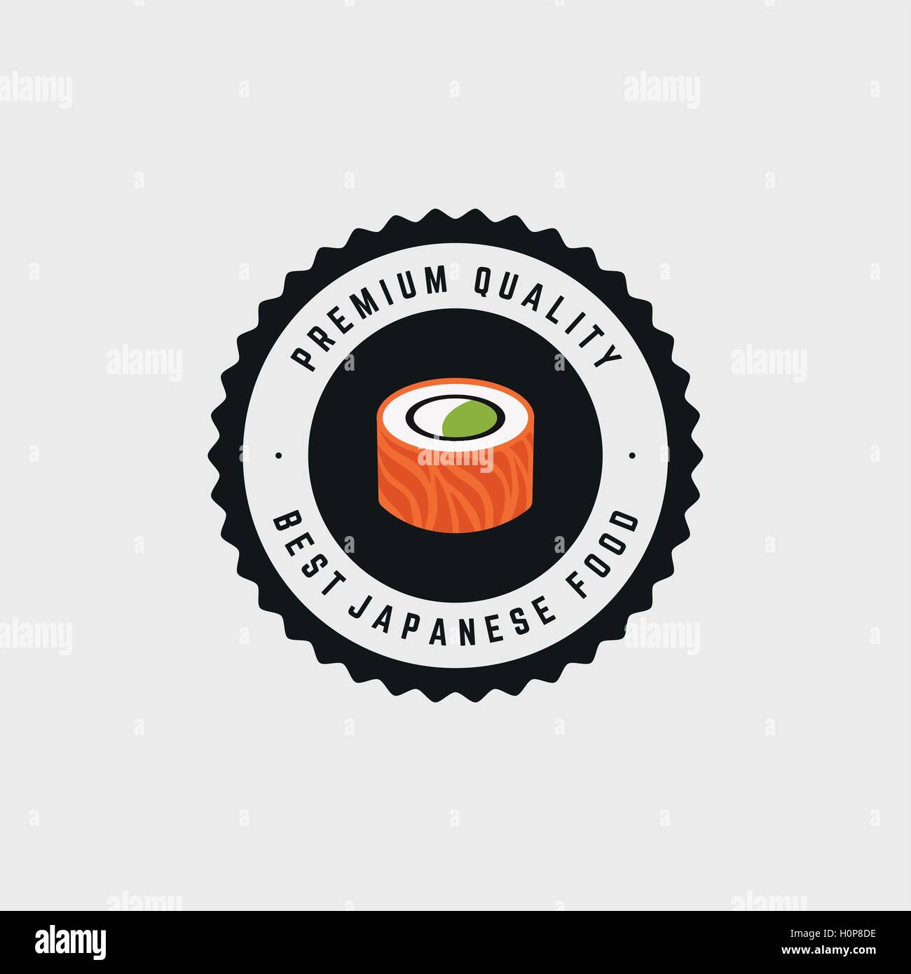 Sweet Sushi Label Stock Vector Image & Art - Alamy