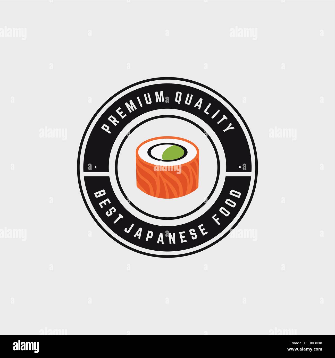 Sweet Sushi Label Stock Vector Image & Art - Alamy