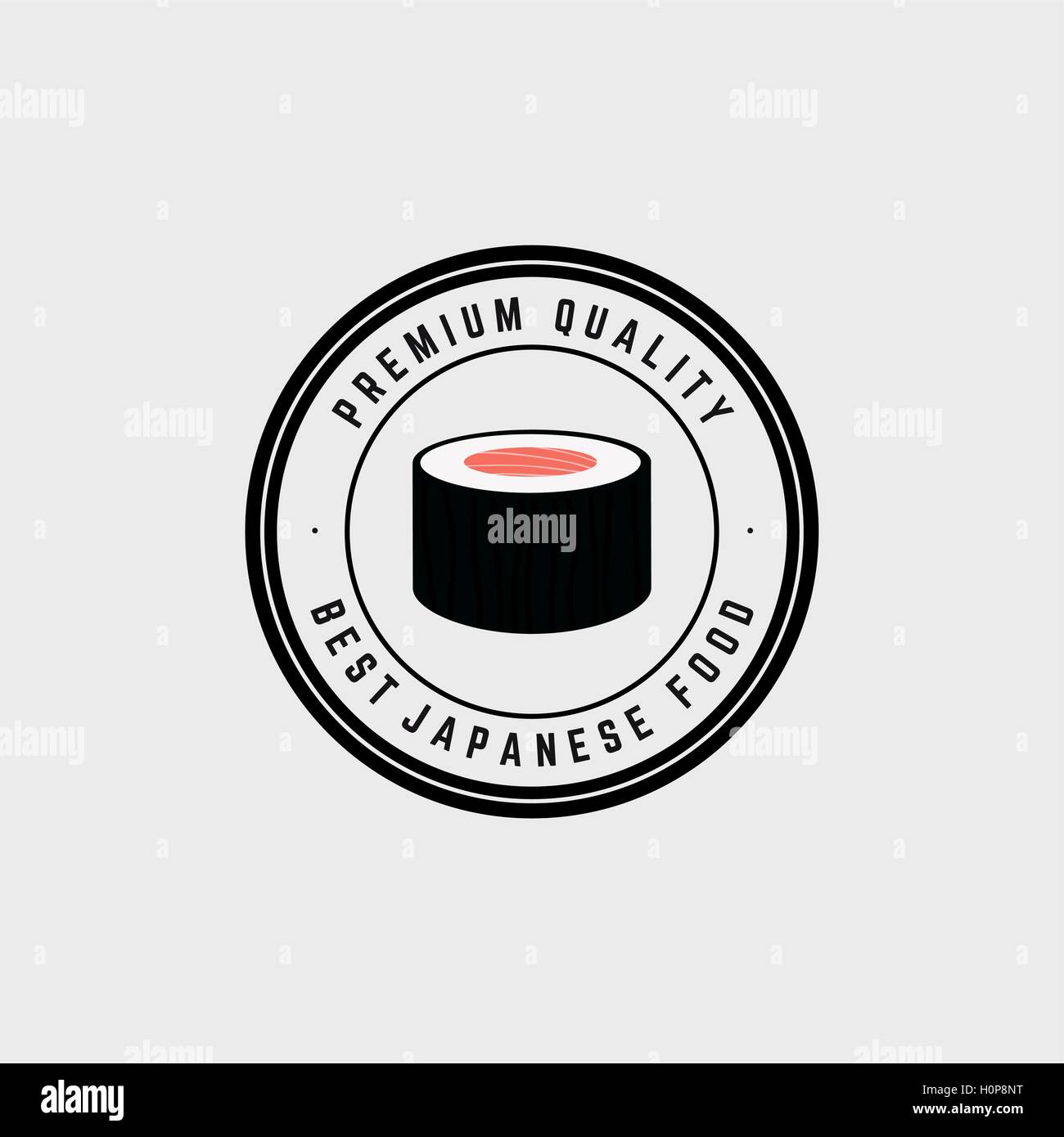 Sweet Sushi Label Stock Vector Image & Art - Alamy
