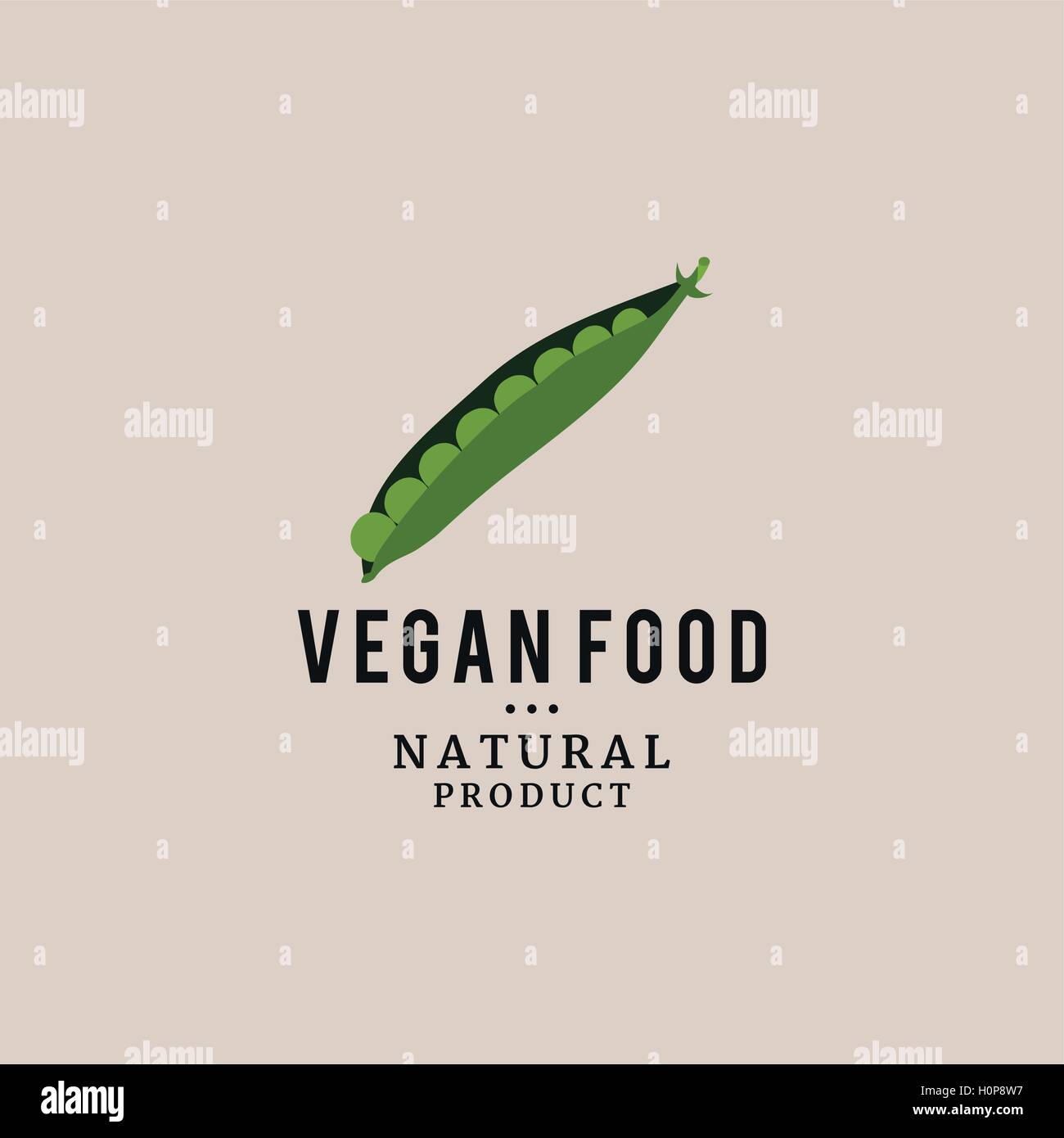 Organic Food Label Stock Vector Image & Art - Alamy