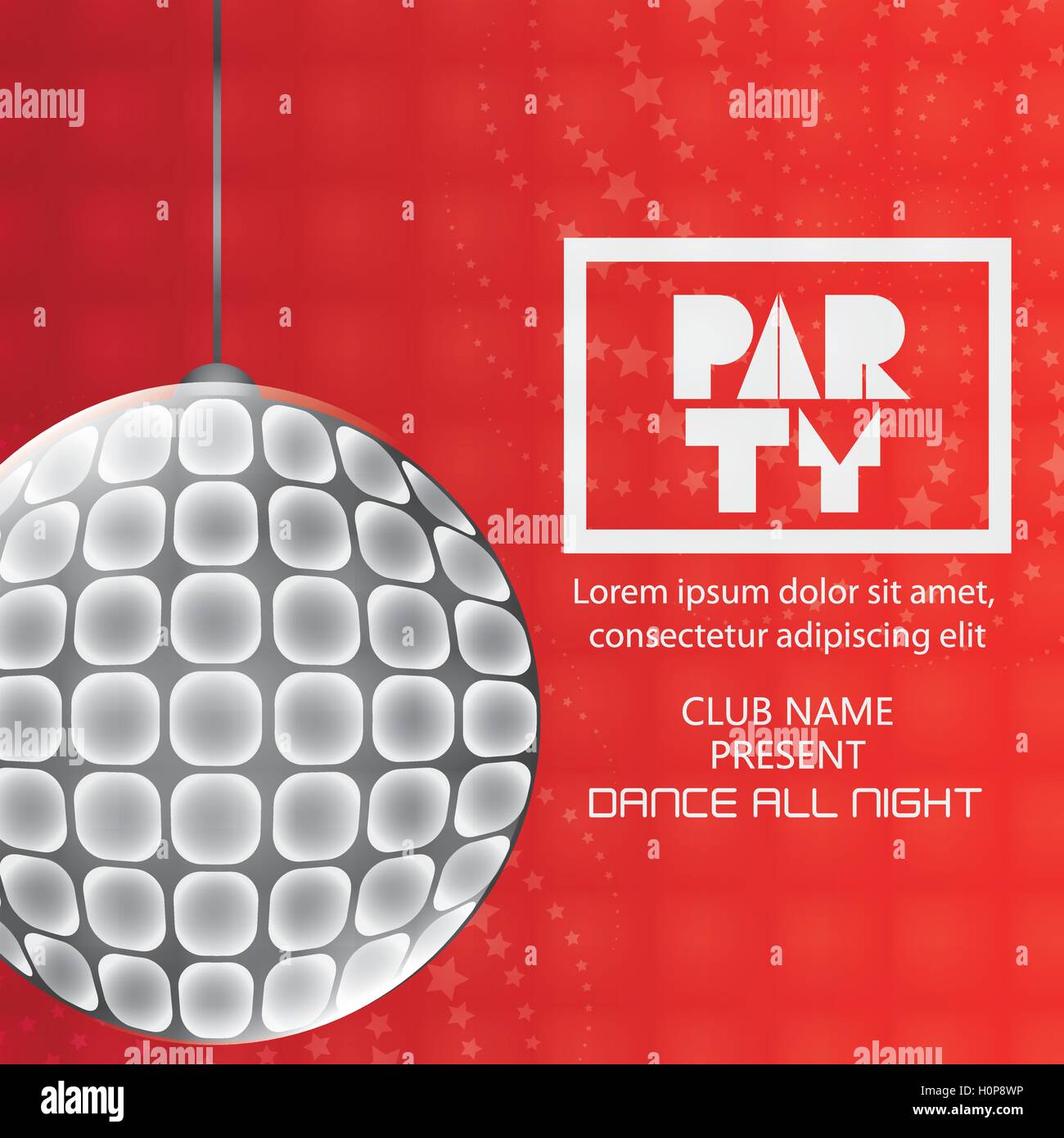 Abstract party poster design Stock Vector Image & Art - Alamy