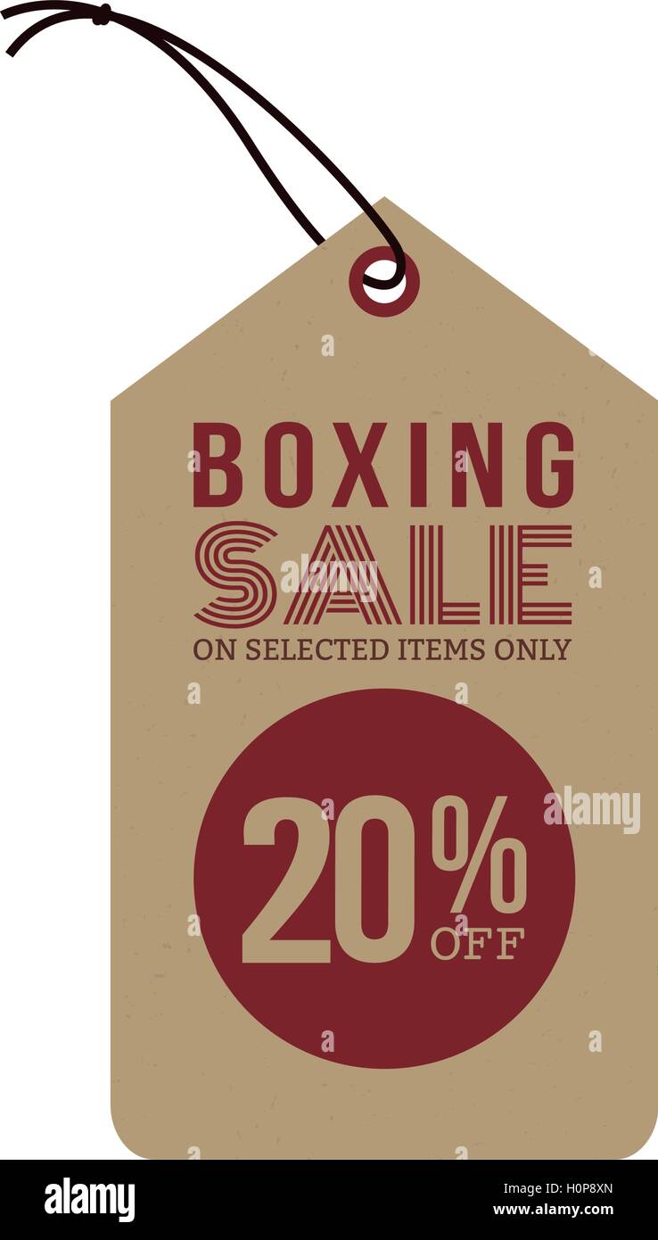 Boxing sale label Stock Vector Image & Art - Alamy