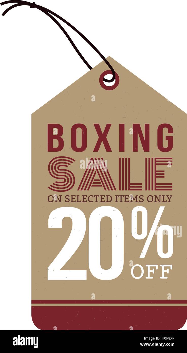 Boxing sale label Stock Vector Image & Art - Alamy