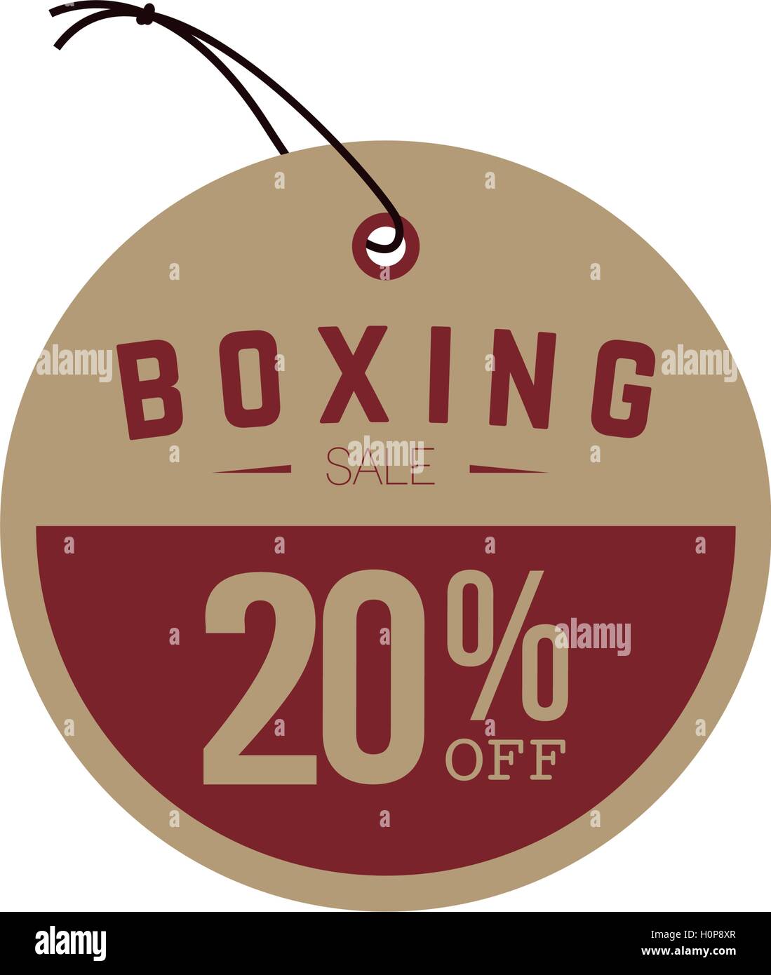 Boxing sale label Stock Vector Image & Art - Alamy