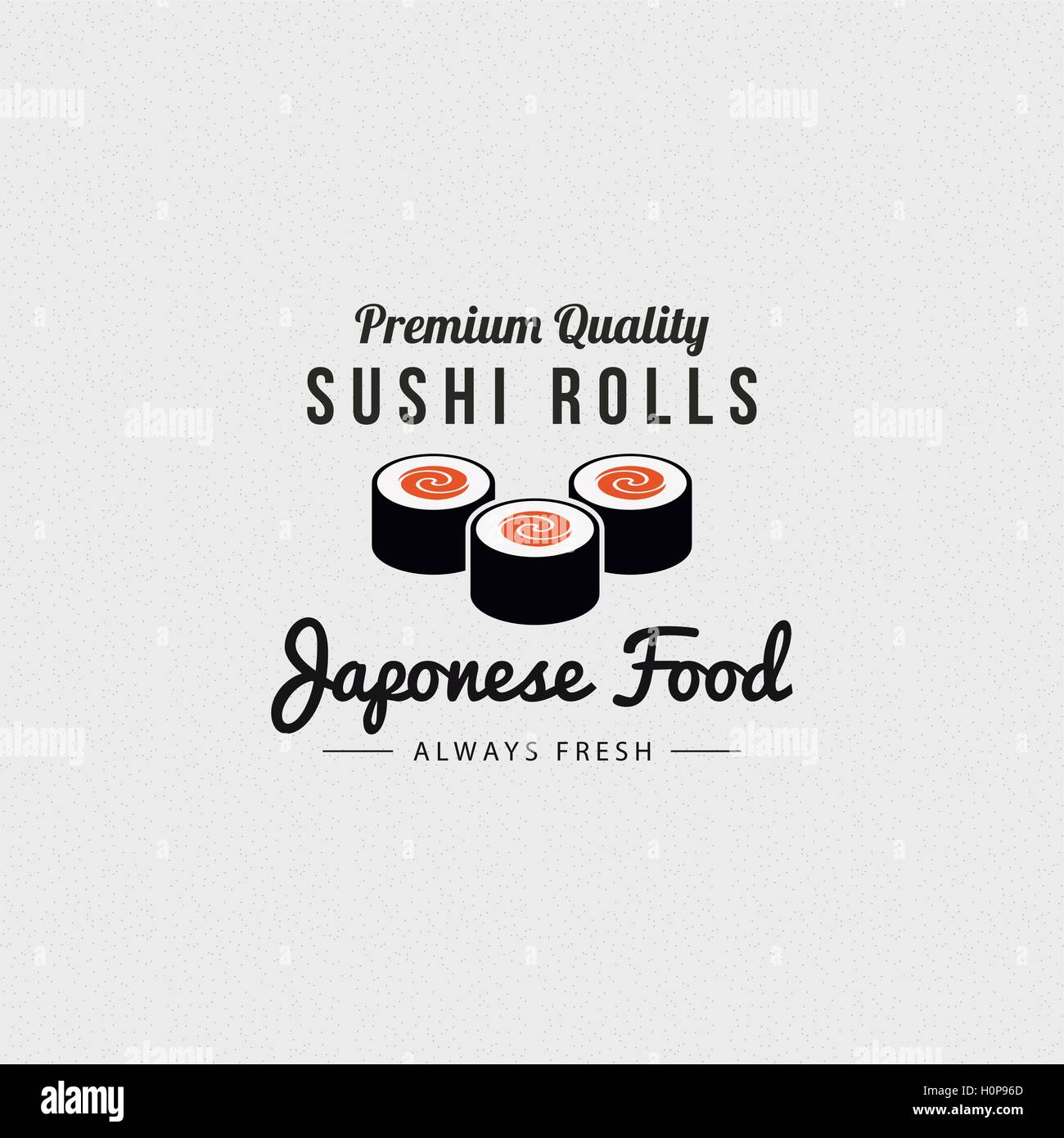 Sweet Sushi Label Stock Vector Image & Art - Alamy