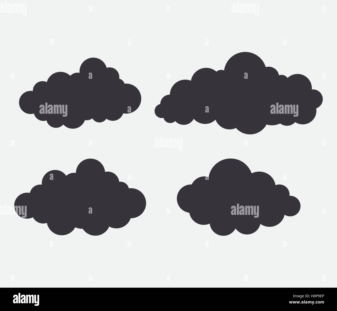 Isolated design of clouds icon set Stock Vector Image & Art - Alamy