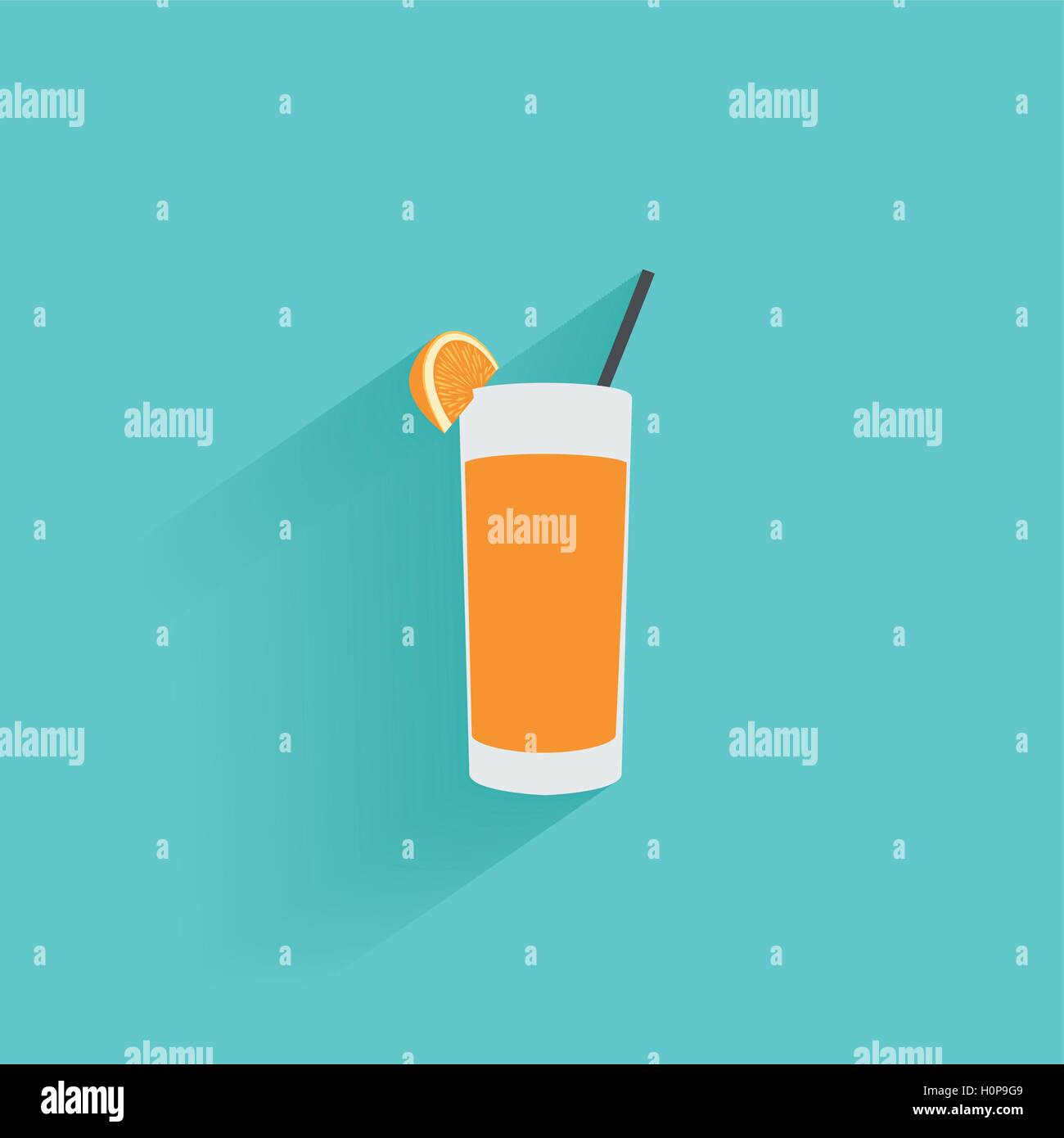 Summer sea orange Stock Vector Images - Alamy