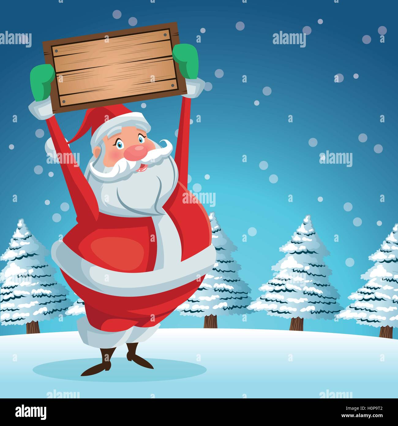 Santa cartoon of Christmas season design Stock Vector Image & Art - Alamy