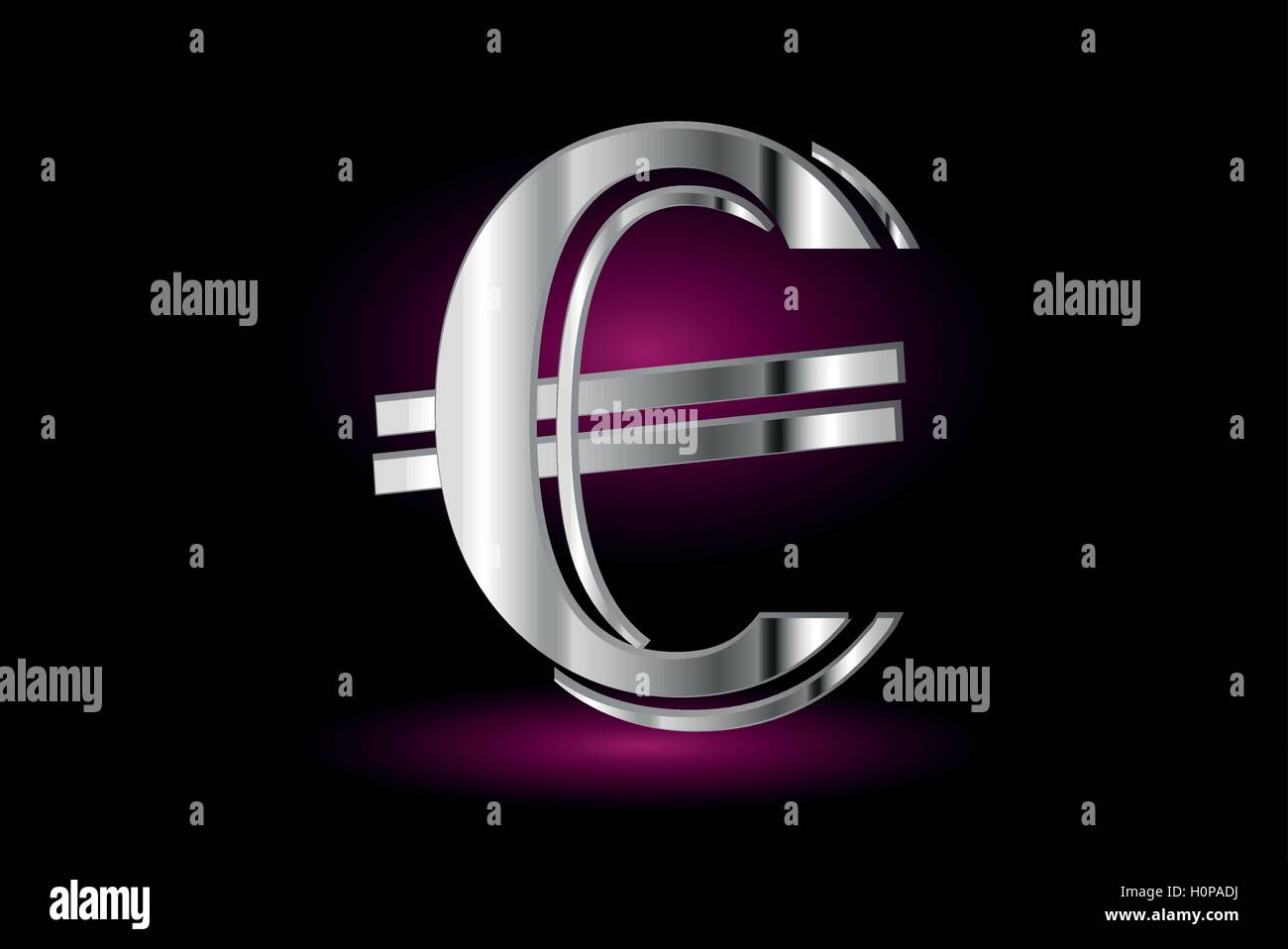 euro symbol on purple background,euro symbol Stock Vector Image & Art ...