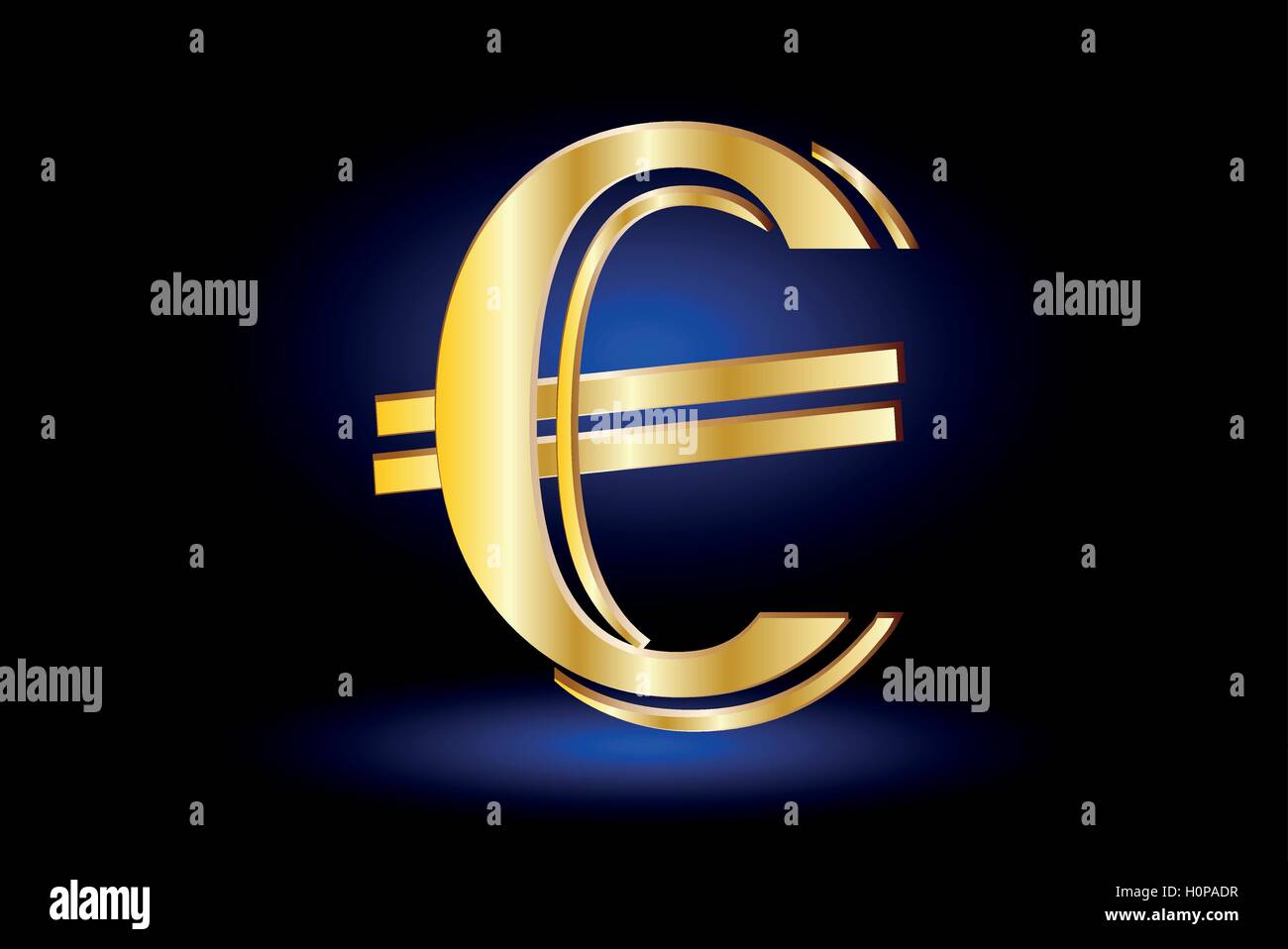 euro symbol on blue background,euro symbol Stock Vector Image & Art - Alamy