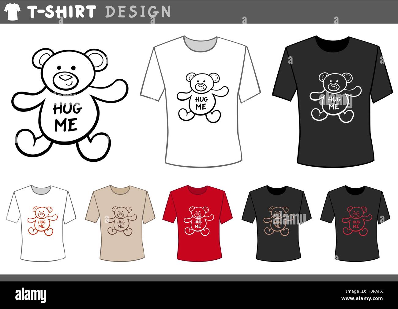 t shirt design with teddy Stock Vector Image & Art - Alamy