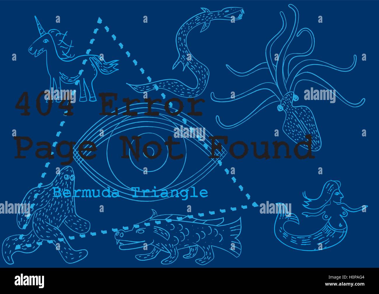 Bermuda triangle Stock Vector Images - Alamy