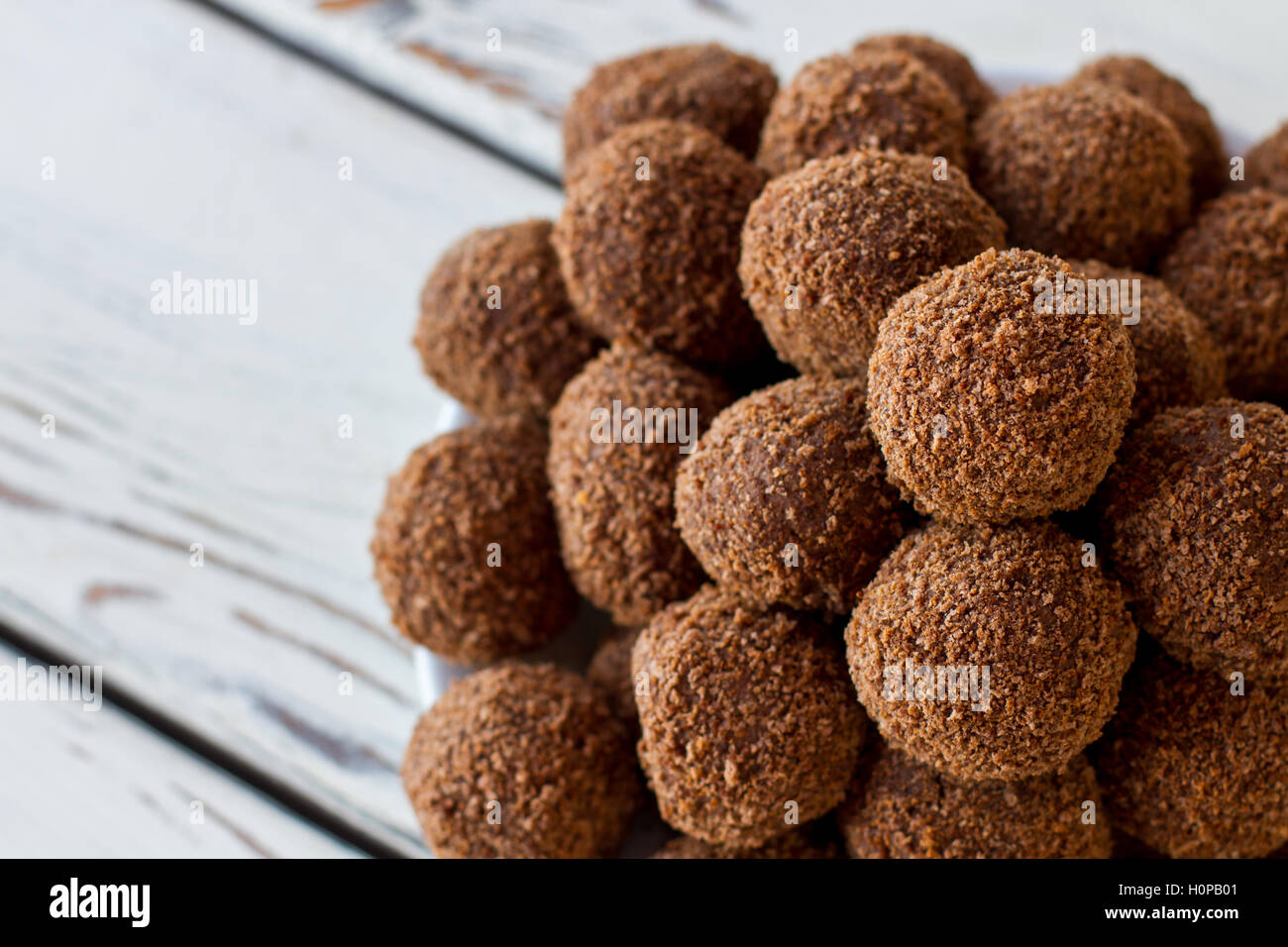 Brown colored sweets Stock Photo - Alamy