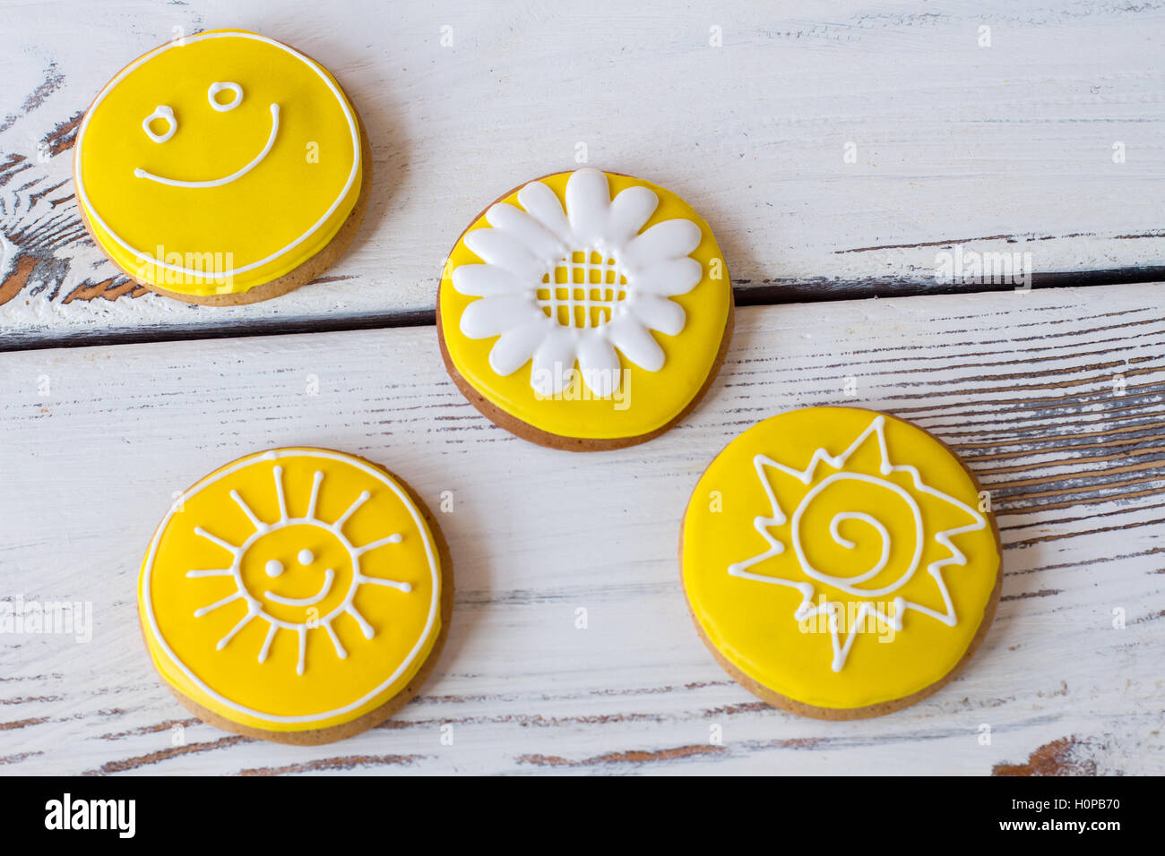 Smiley Biscuits Sweet Food High Resolution Stock Photography and Images ...