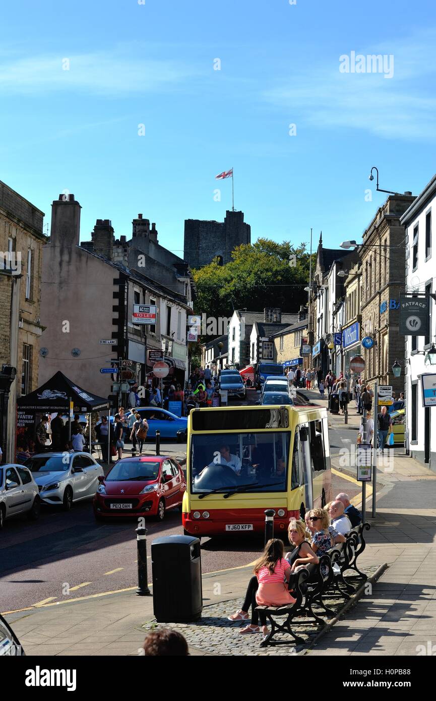 Clitheroe town center Stock Photo - Alamy