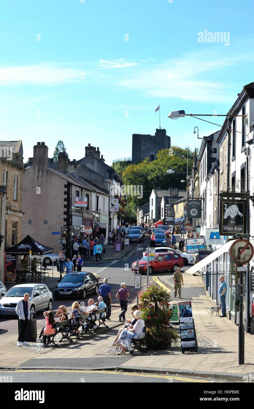 Clitheroe town center Stock Photo - Alamy