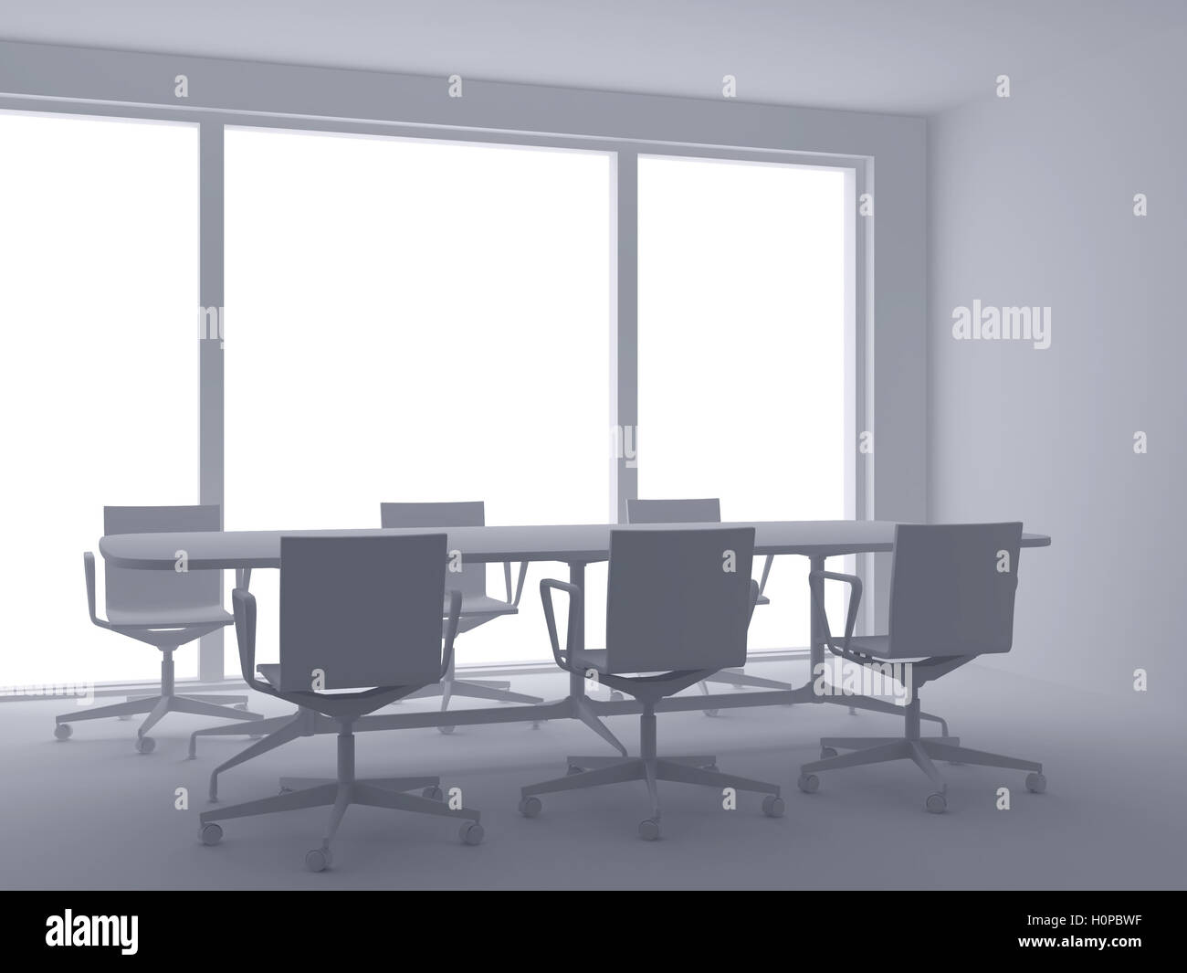 High resolution image interior. 3d illustration modern interior. Office ...