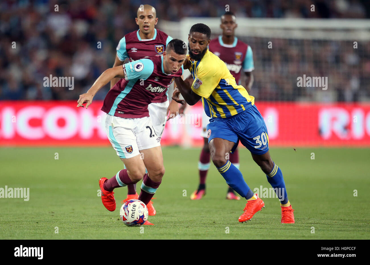 West ham uniteds jonathan calleri hi-res stock photography and images ...
