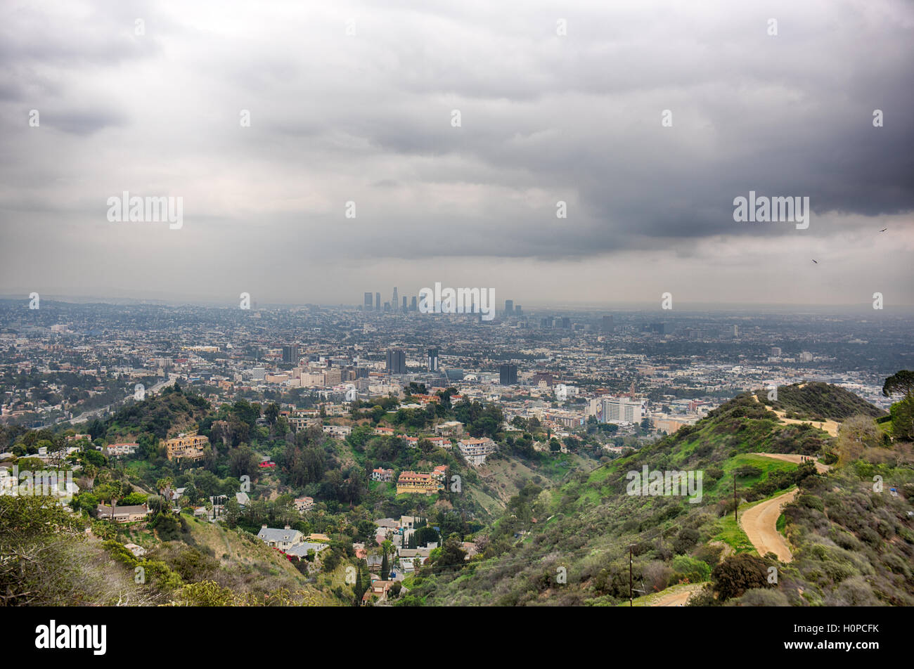 Building tops los angeles hi-res stock photography and images - Alamy