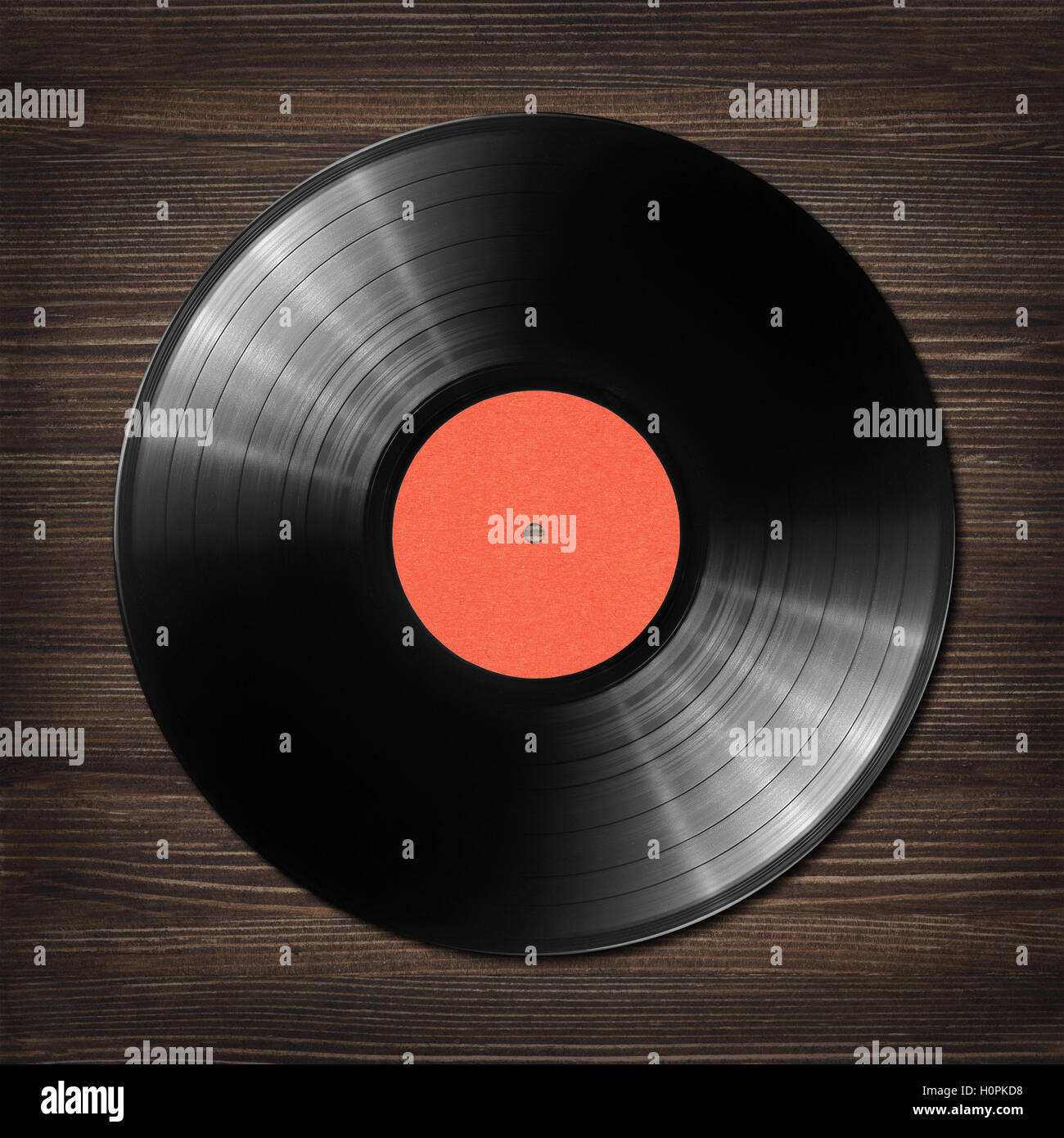 Old vinyl on wood hi-res stock photography and images - Alamy