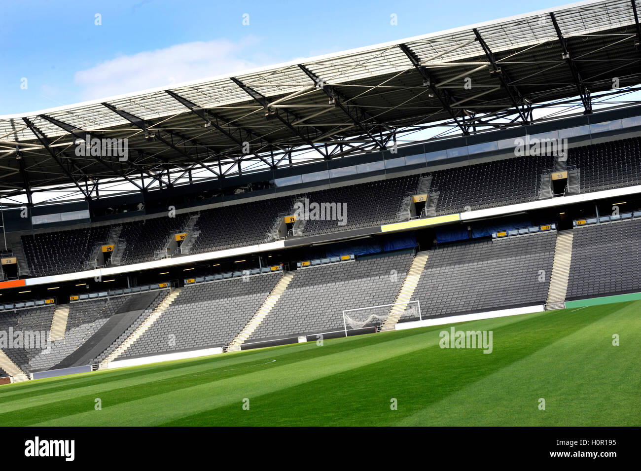 Inside a football stadium hi-res stock photography and images - Alamy