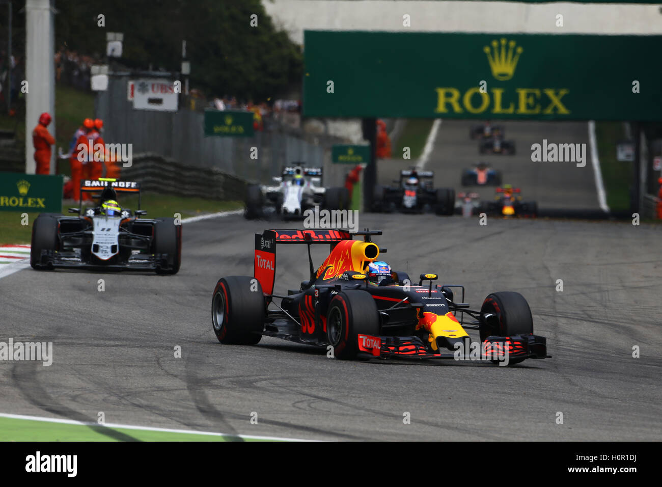 Daniel Ricciardo, Red Bull Racing, Italian Gp 2016, Monza Stock Photo ...
