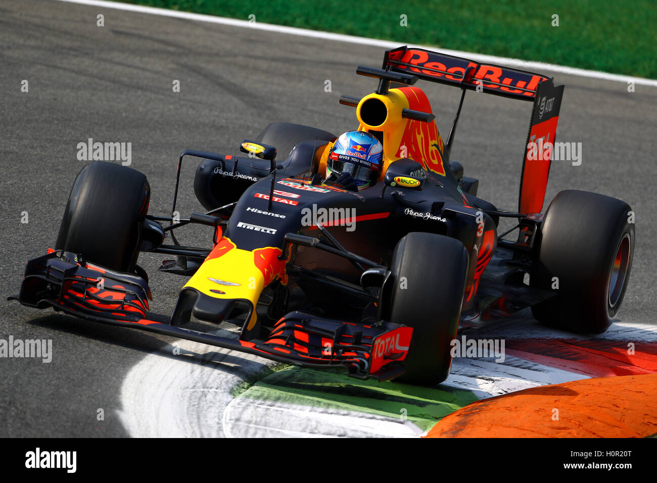 Daniel Ricciardo, Red Bull Racing, Italian Gp 2016, Monza Stock Photo ...